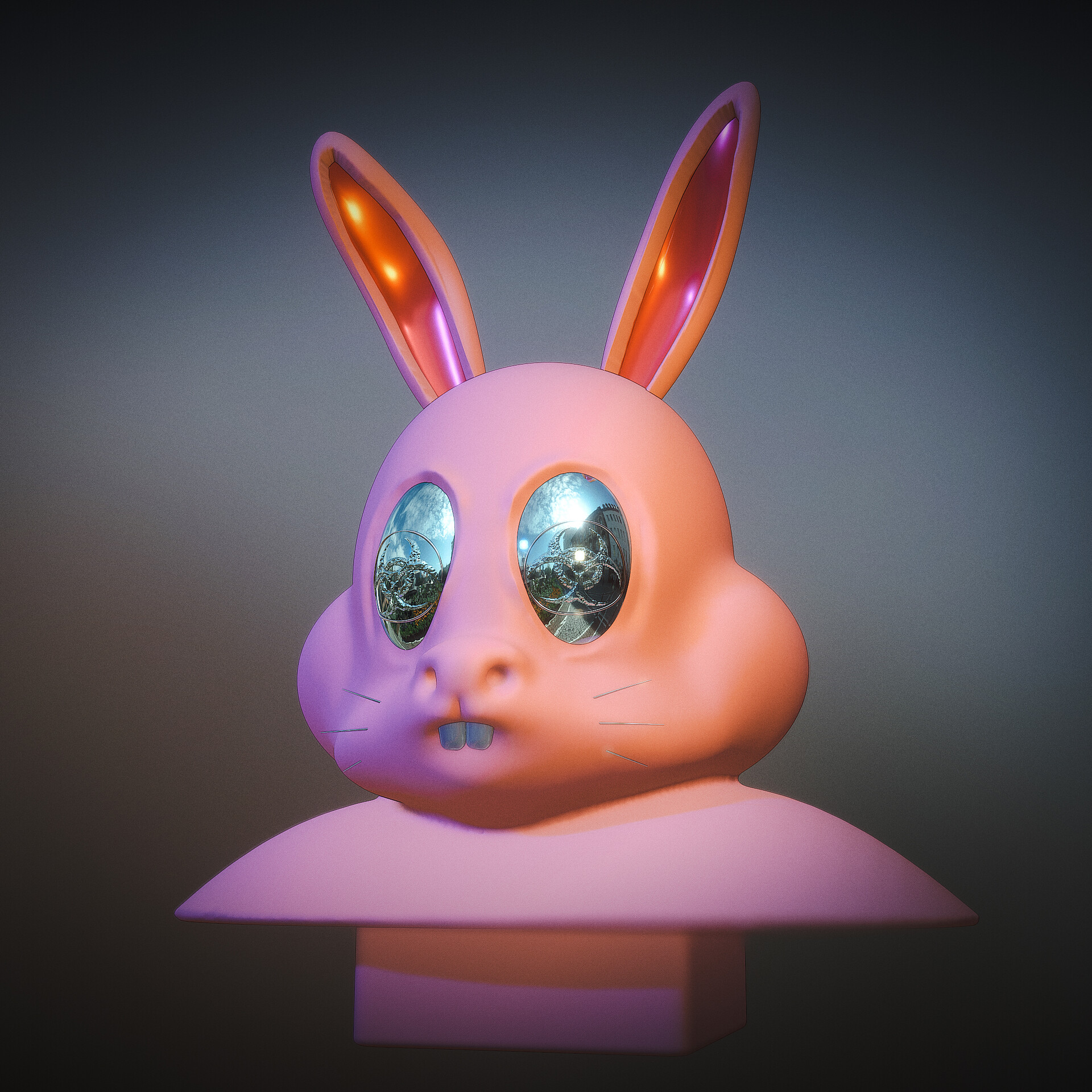 ArtStation - "Pink Rabbit"Nomad Sculpt Study