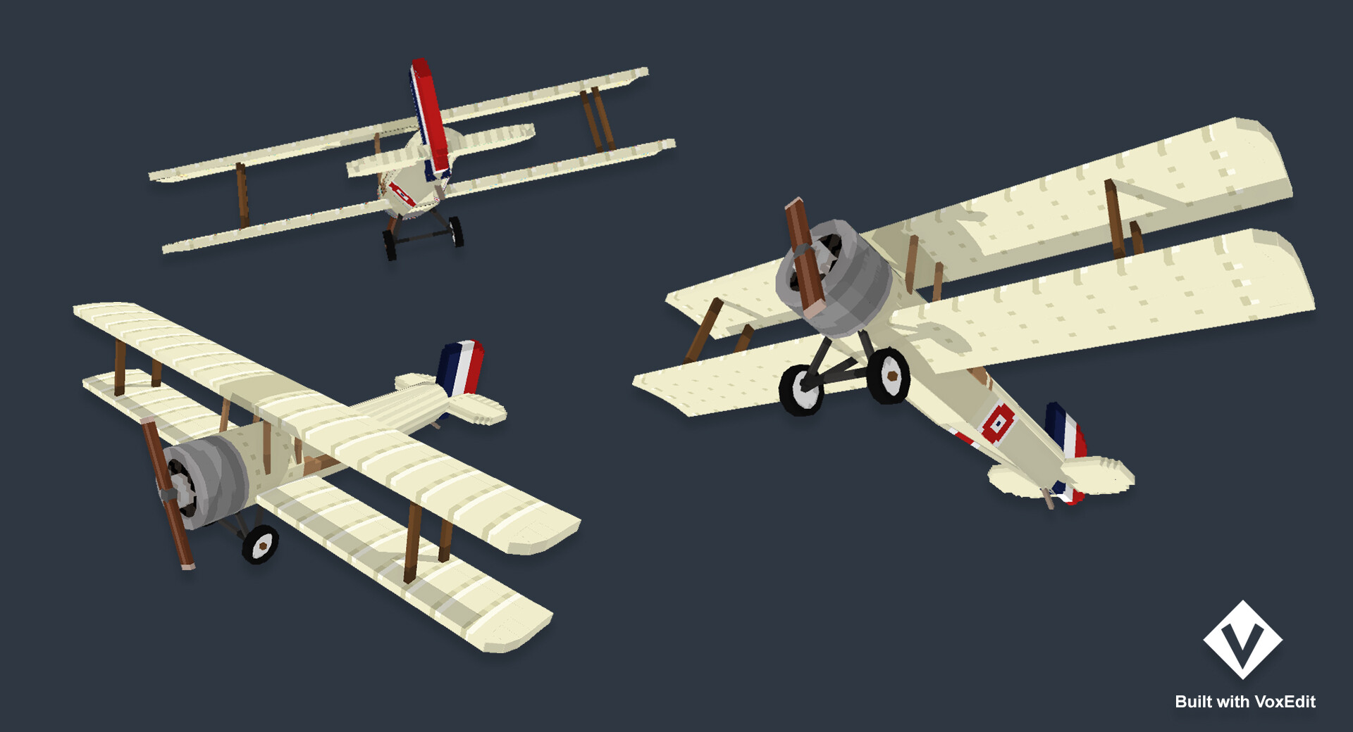 ArtStation - Vintage BiPlane