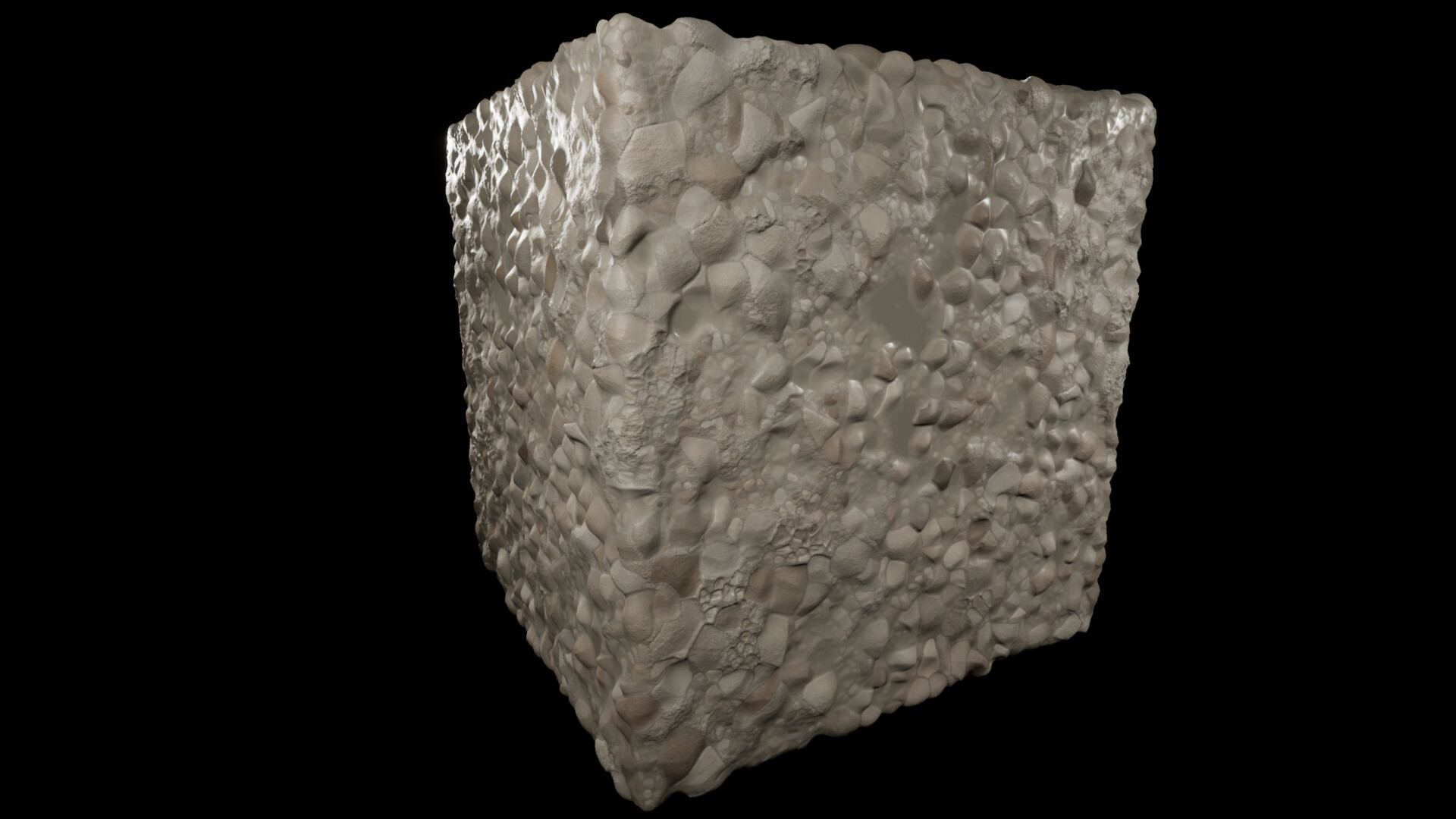 ArtStation - Muddy gravel with puddles