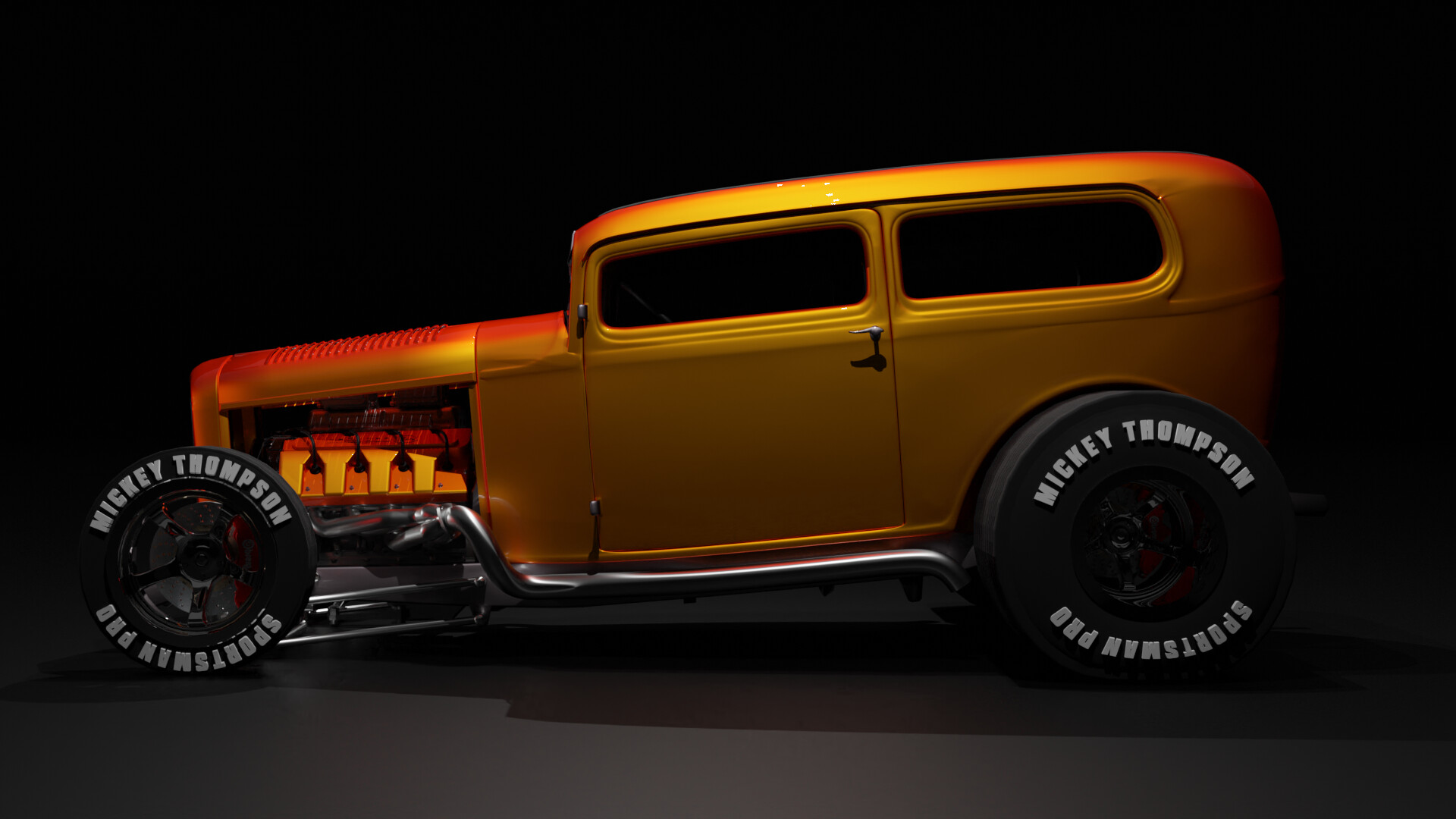 Devil Dog Dot Games - 1932 Ford Sedan Hot Rod