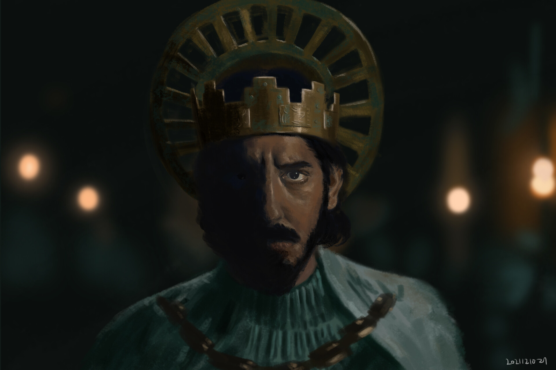 ArtStation - movie illust 'Green knight'