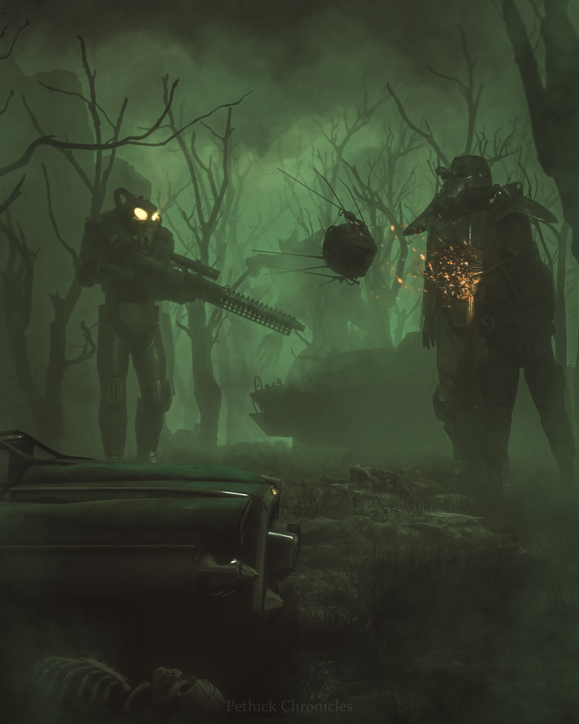 ArtStation - Maintenance Repair - Fallout 4 artwork