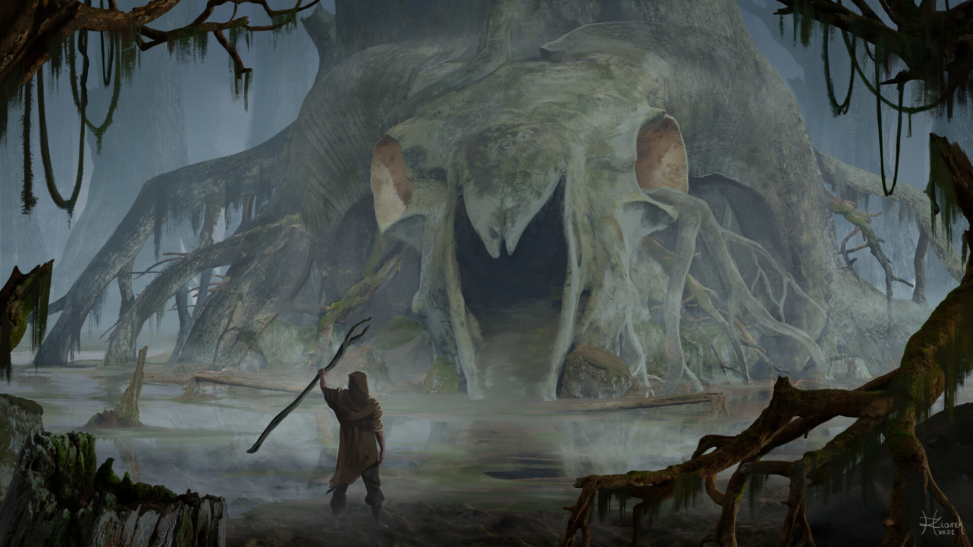 ArtStation - Mysterious Swamp - Concept Art