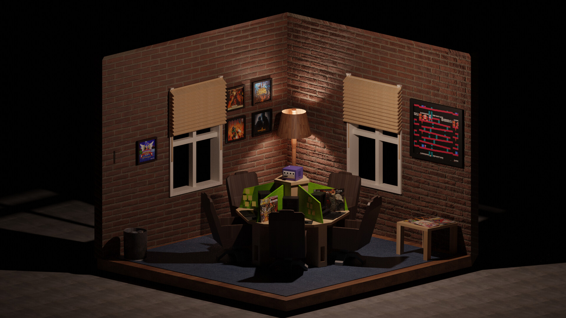 ArtStation - Finished College Project, 5 Person Deck