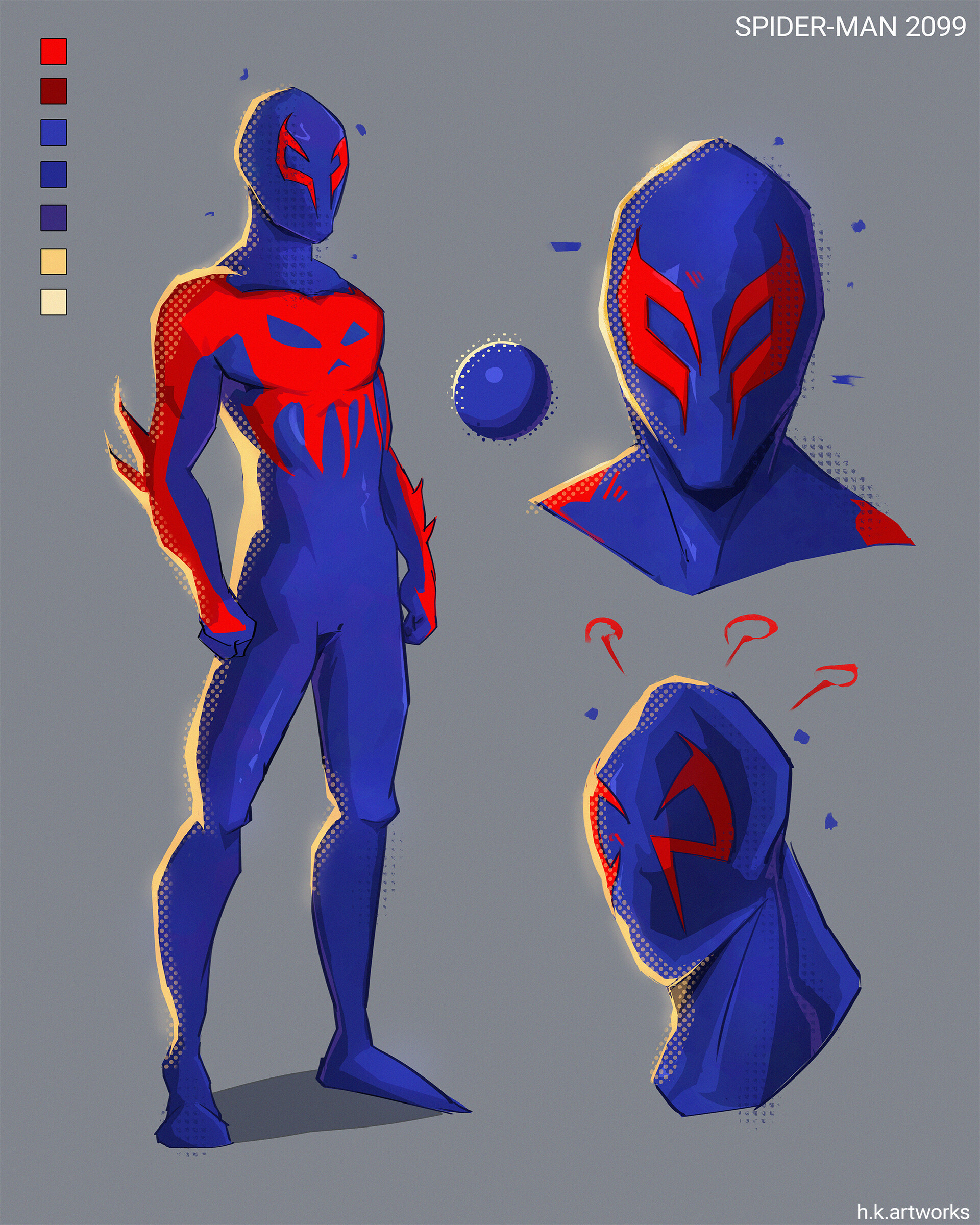 2099 Spider Man Drawings