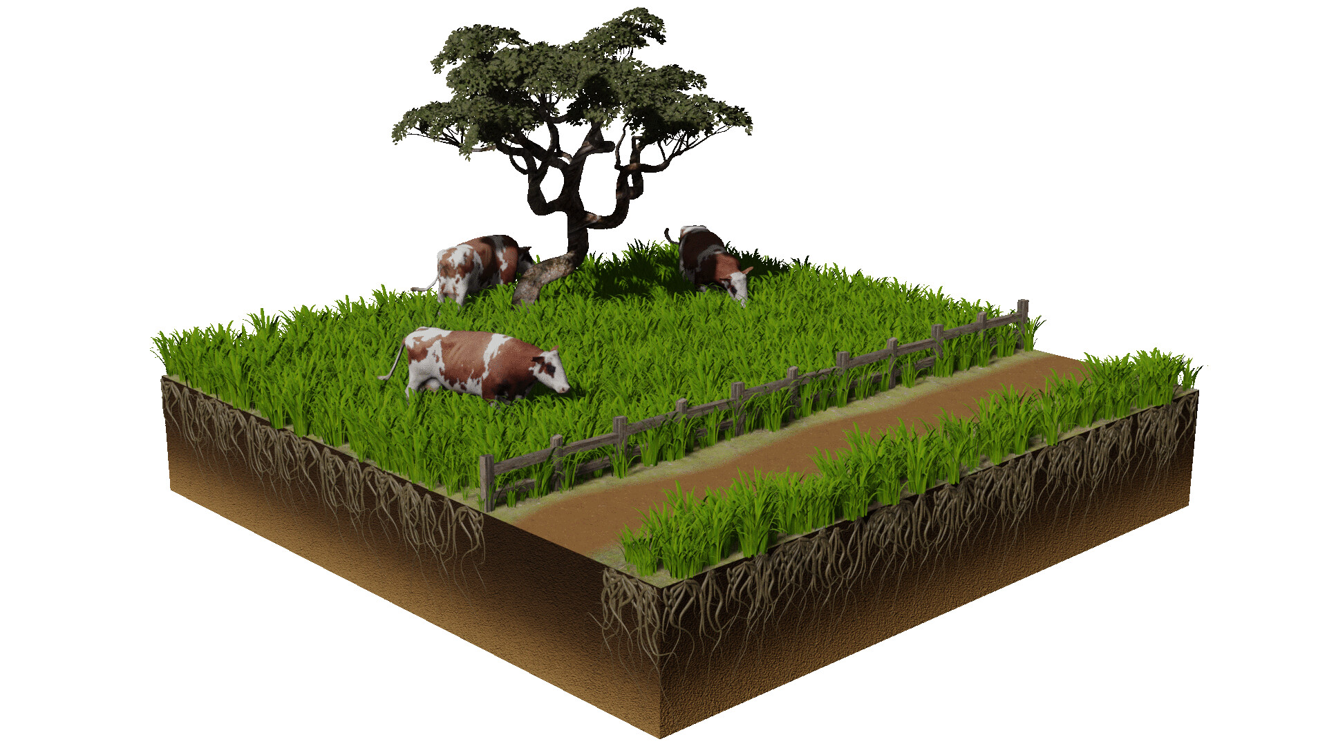 Artstation Grasslands Degradation Process