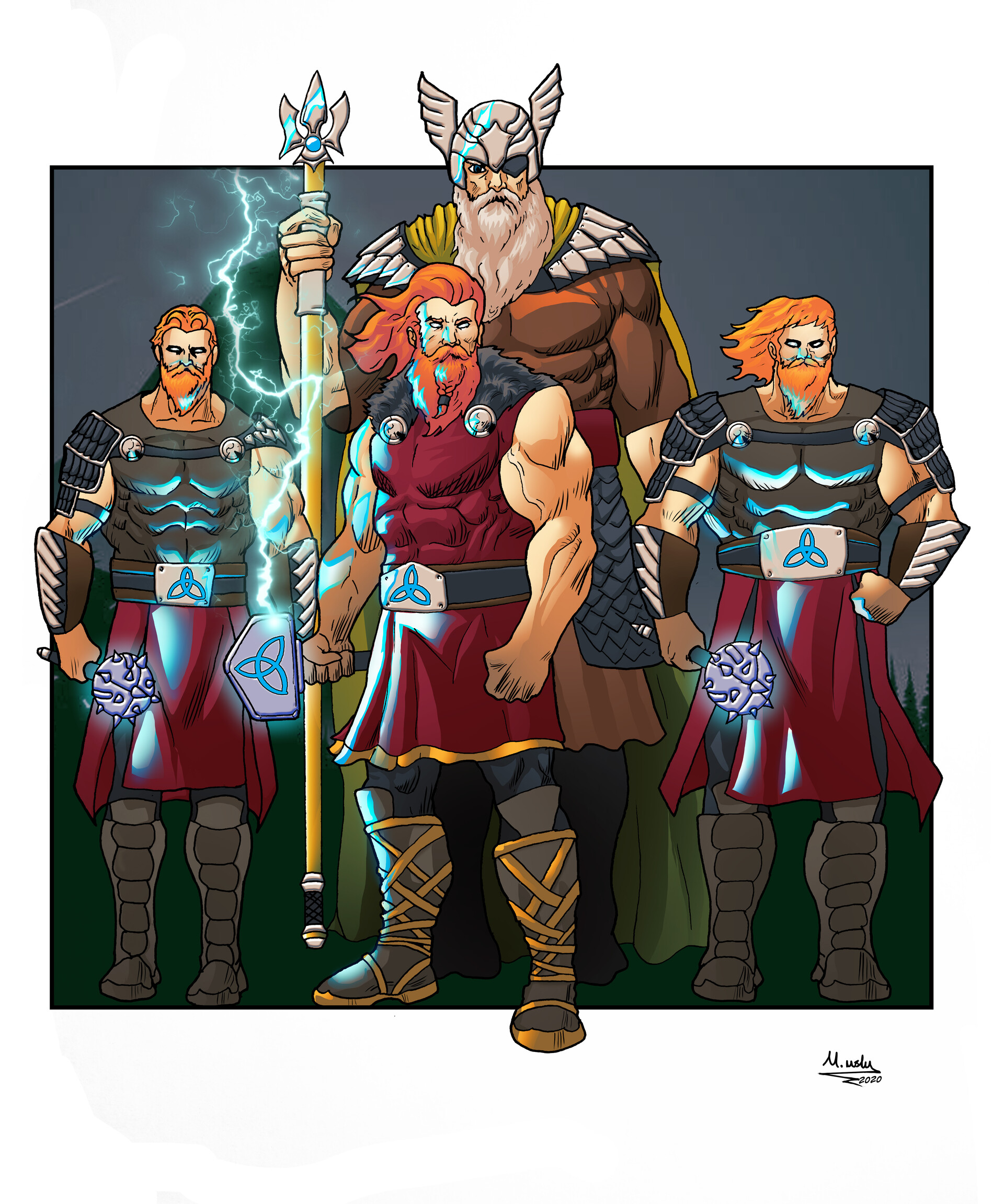 ArtStation - Odin's family