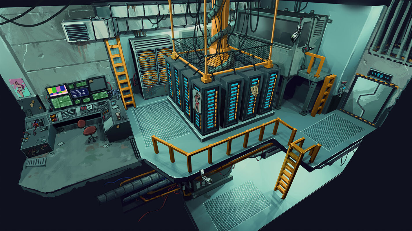 ArtStation - Server room