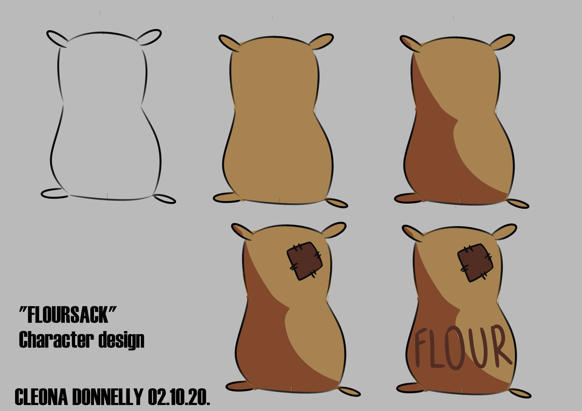 Cleona Donnelly - EPQ Floursack Character Designs