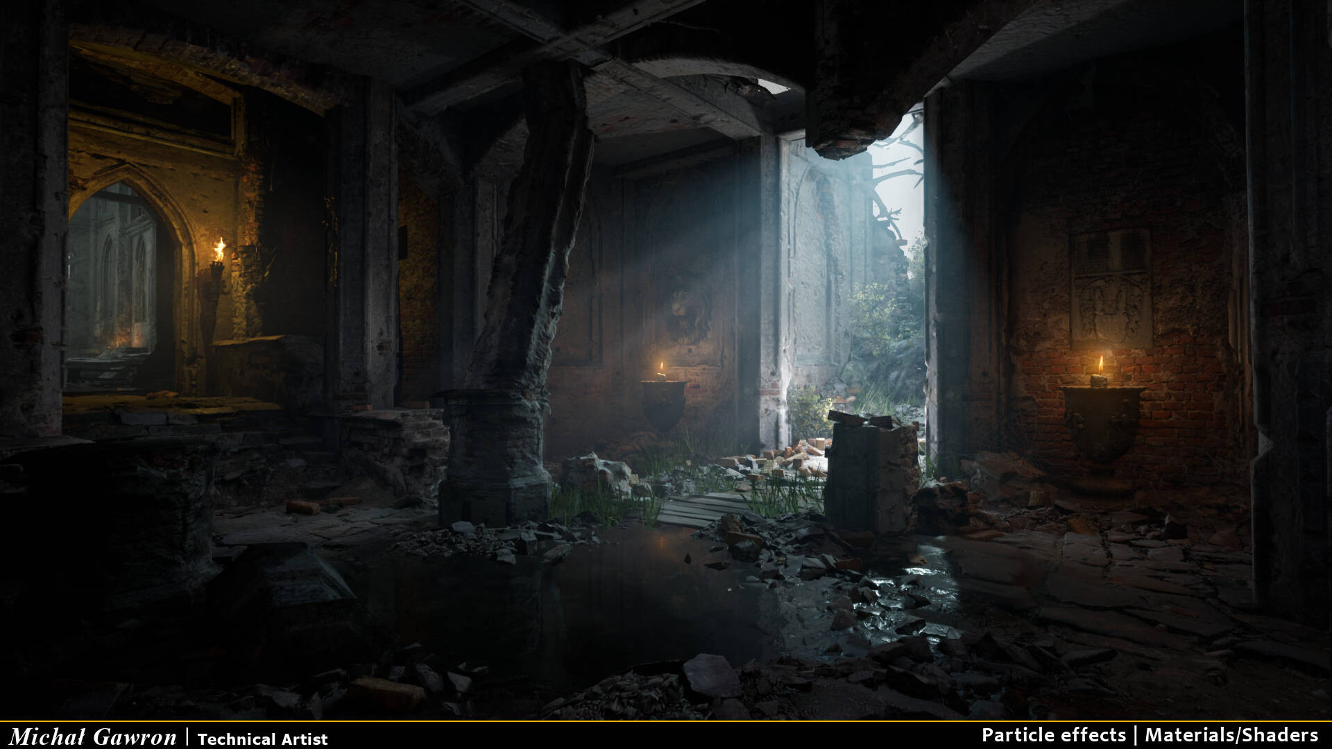 Michał Gawron - Medieval Fantasy Ruins - Particles & Shaders