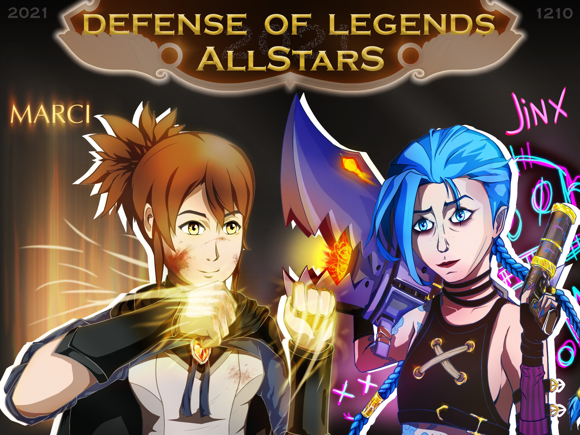 ArtStation - Marci & Jinx