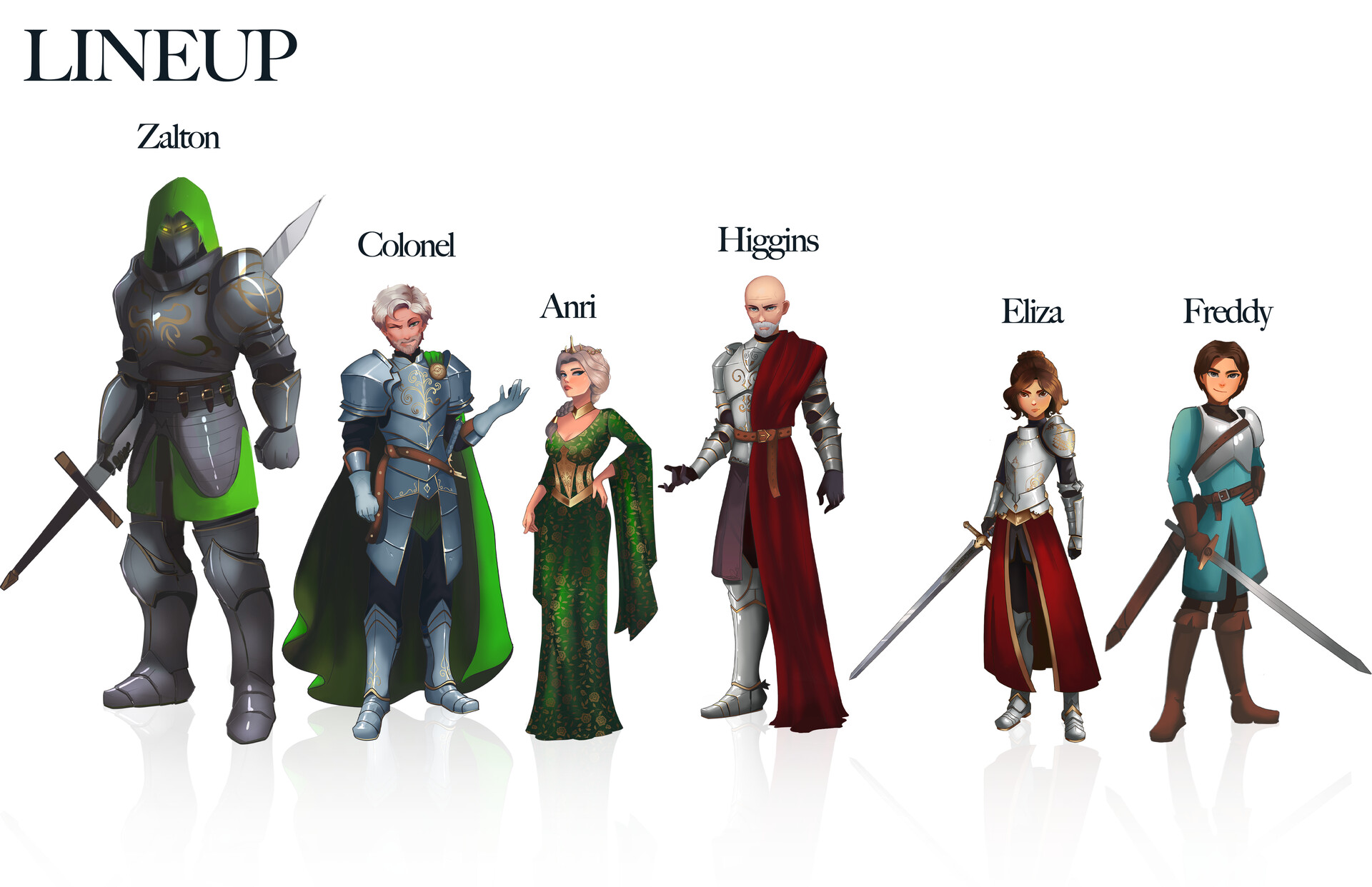 ArtStation - My Fair Lady Characters