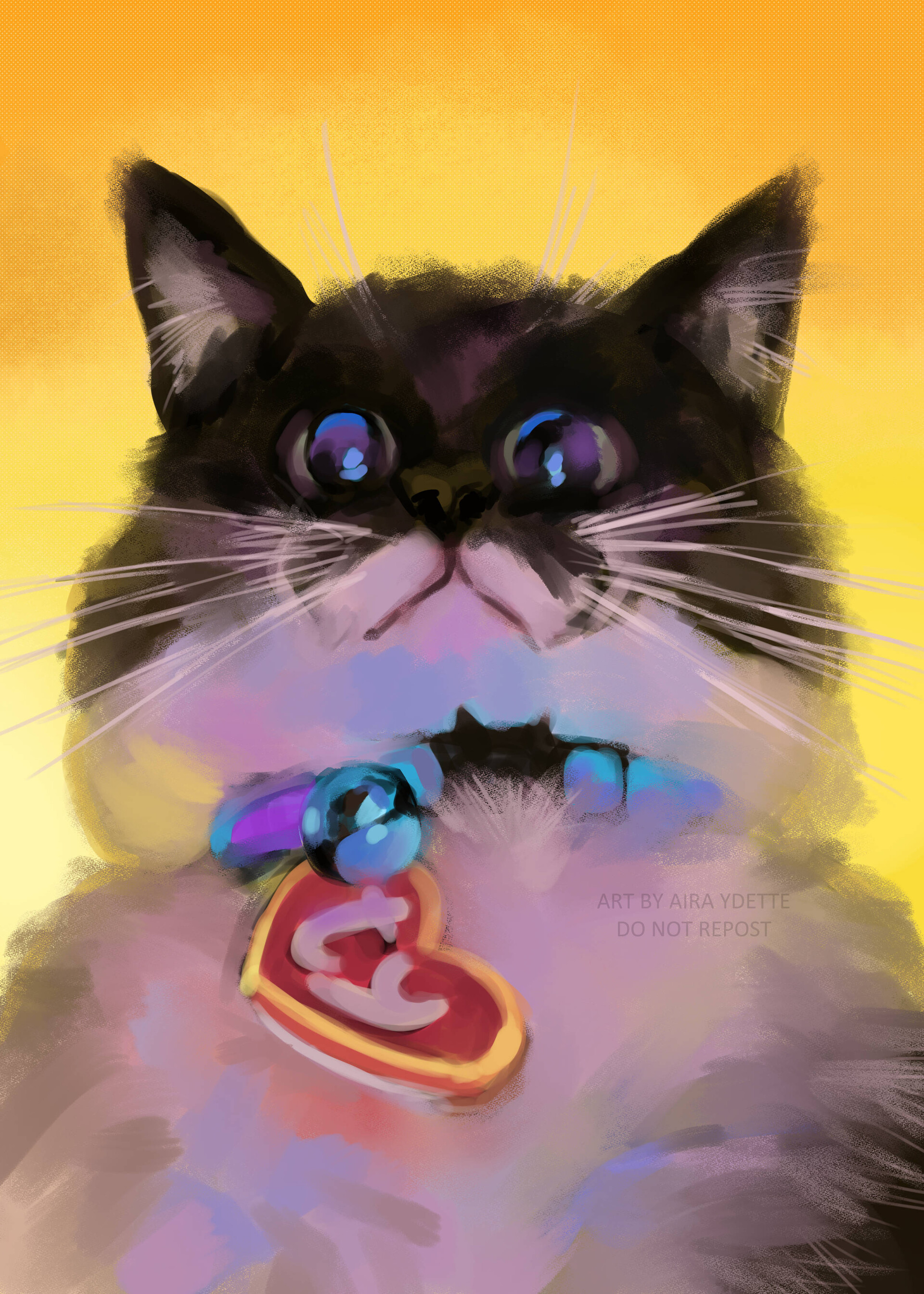 ArtStation - Cat Beast (Twitter Study) + Speedpaint