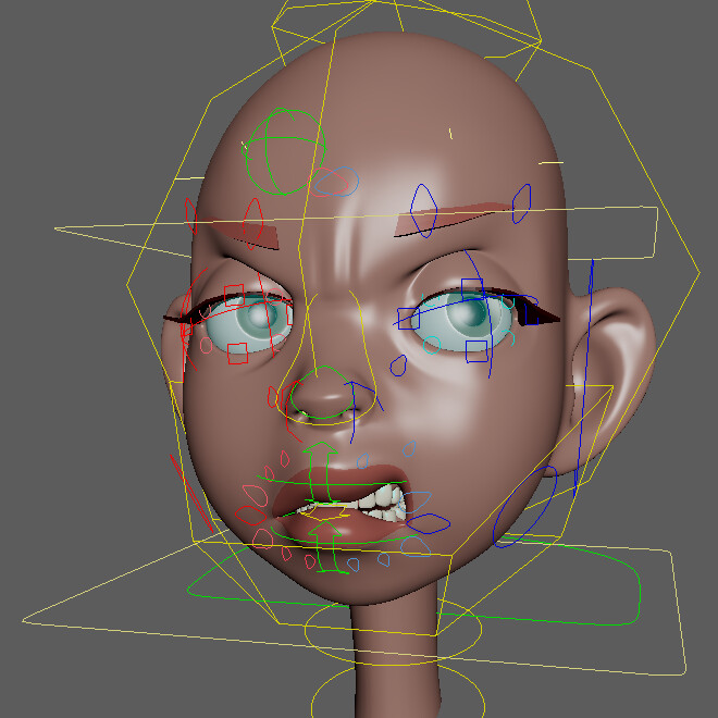 ArtStation - Character Facial Rigging