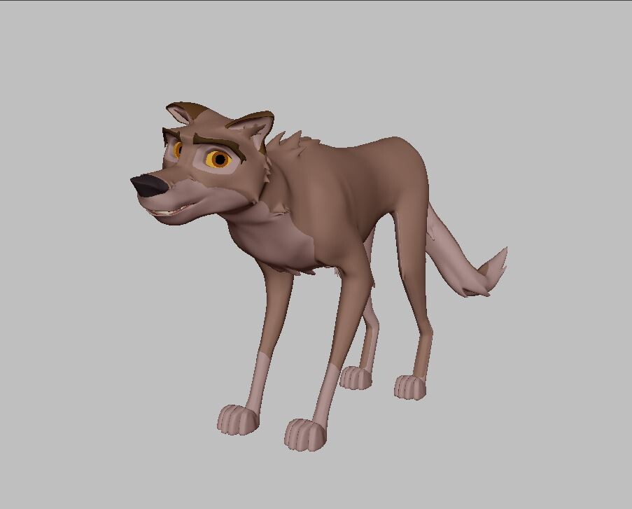 Kelsey Valentine - Quadruped Wolf Rig