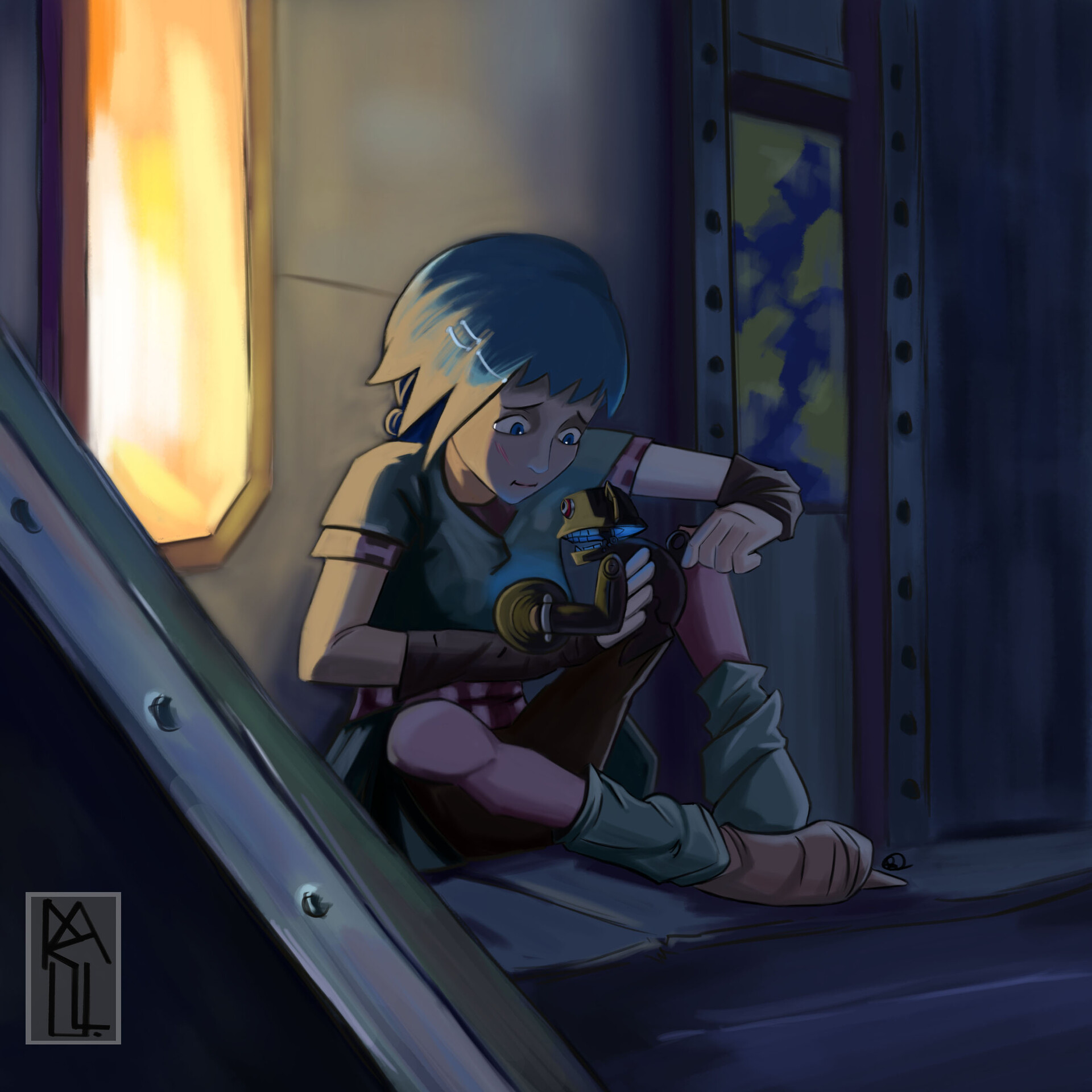 ArtStation - painting powder arcane