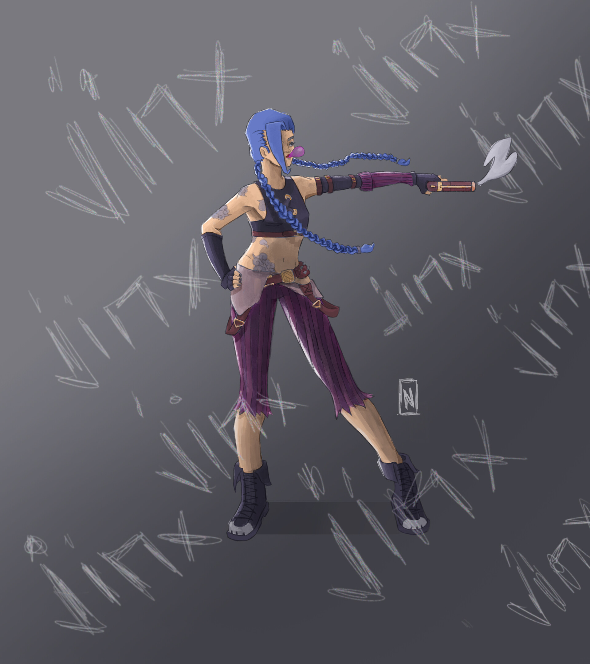 ArtStation - Jinx fanart