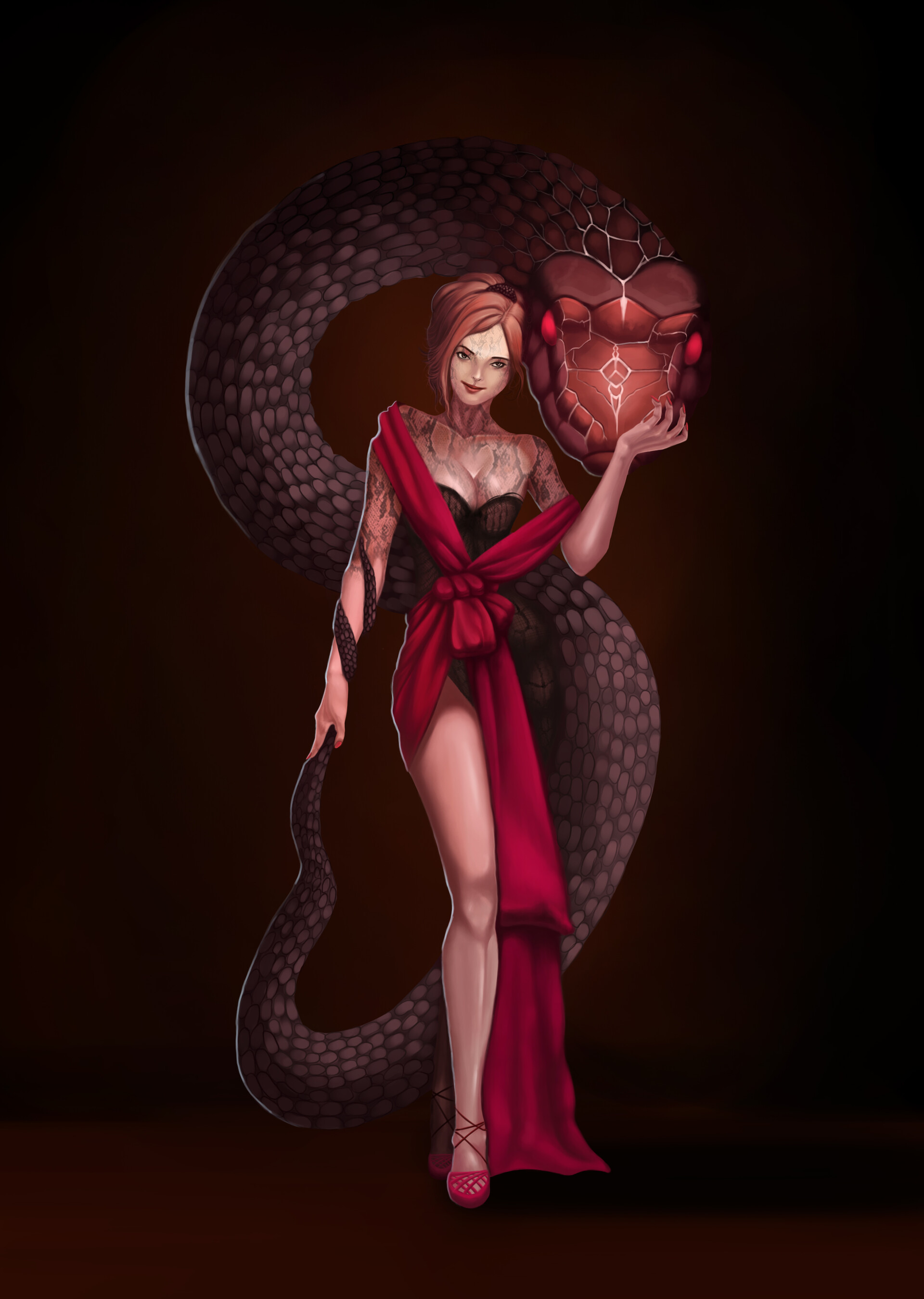 ArtStation - Snake girl