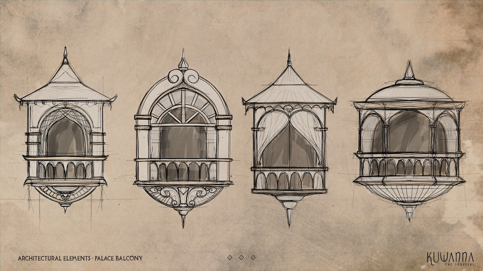 ArtStation - [Concept Art] Architectural Elements