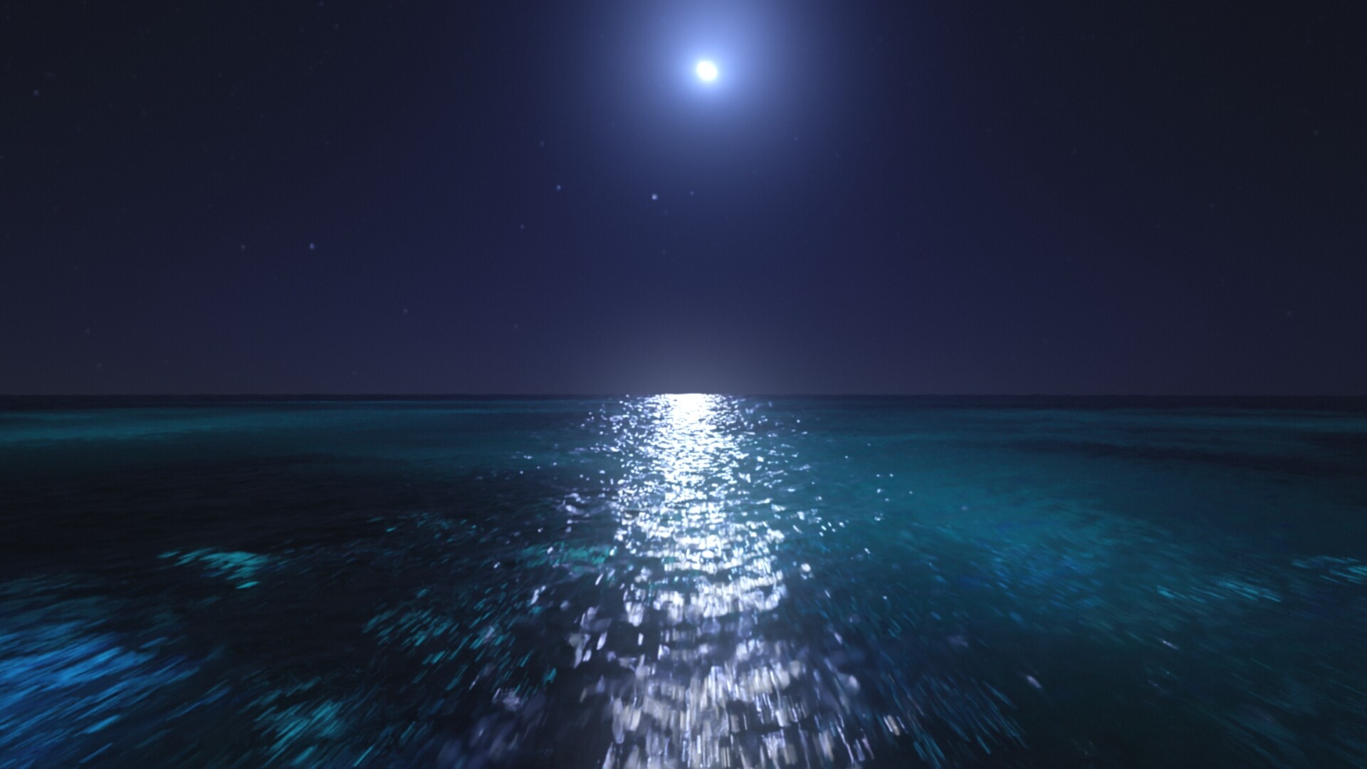 L. Torres - Oceans at Night in Unreal Engine 5: A UE5 Cinematic