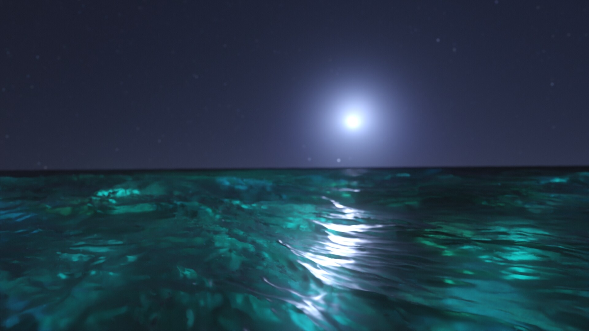 L. Torres - Oceans at Night in Unreal Engine 5: A UE5 Cinematic