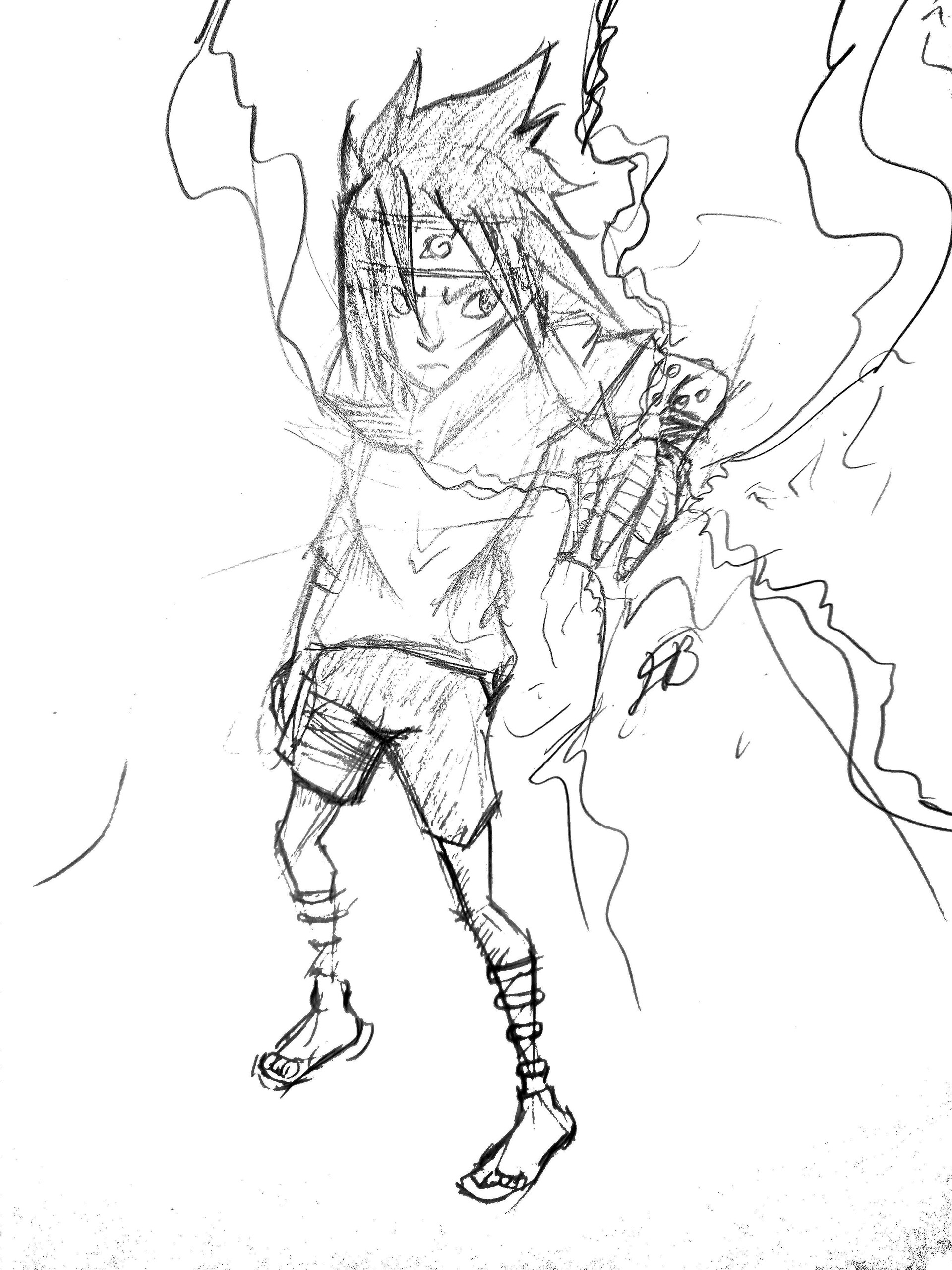 Sasuke Uchiha Chidori Drawing How To Draw Sasuke Uchiha From Naruto,