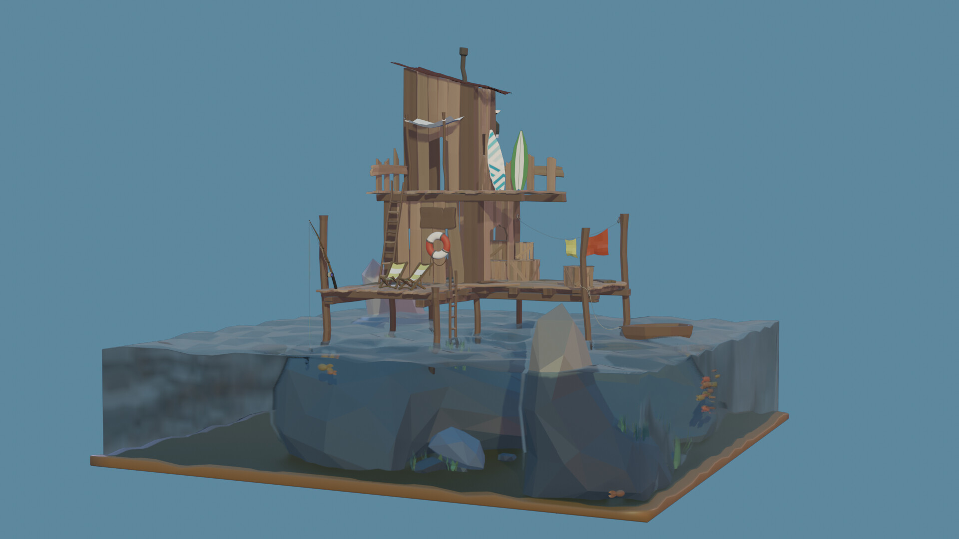 Artstation Sea Shack