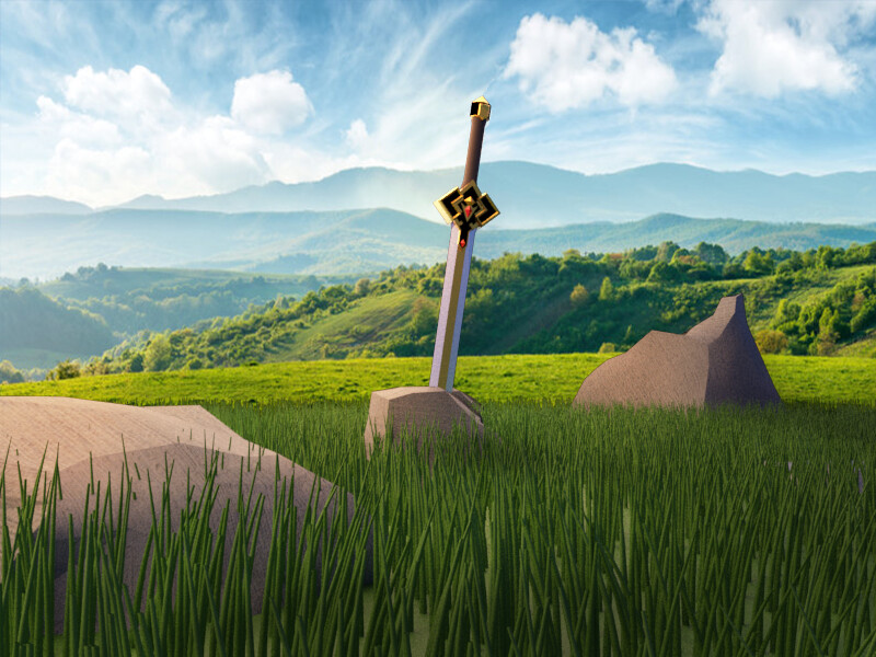 ArtStation - quick Sword Render
