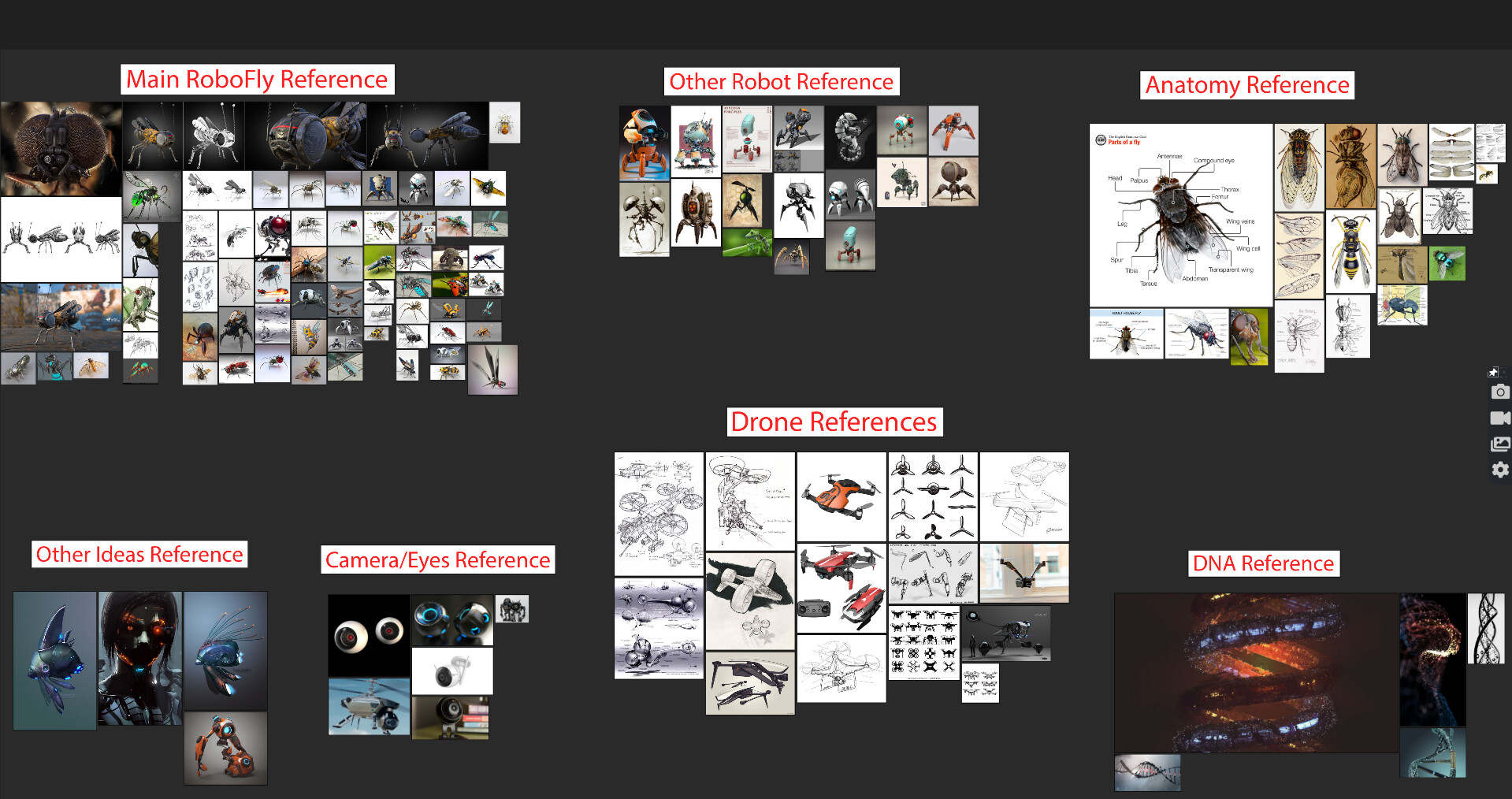 ArtStation - 08. SpyFly General Reference Board