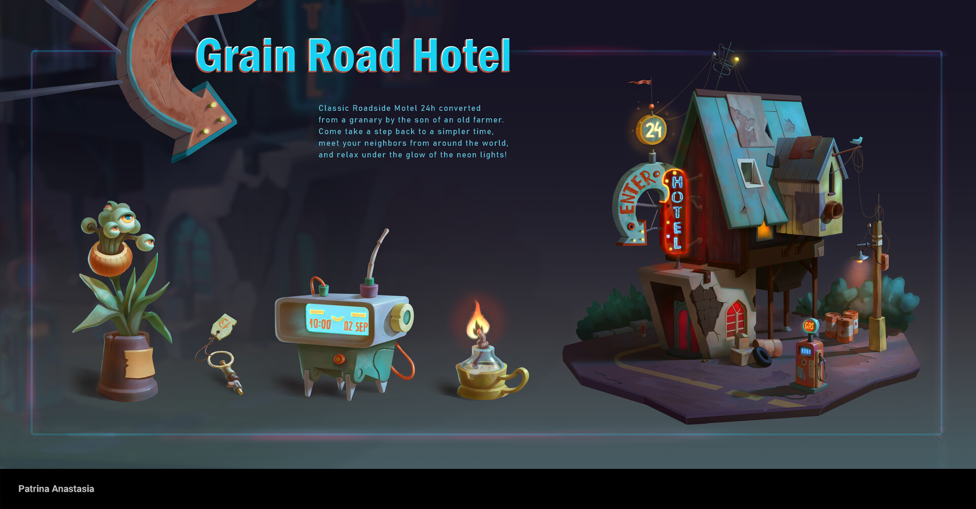 ArtStation - Grain Road Hotel