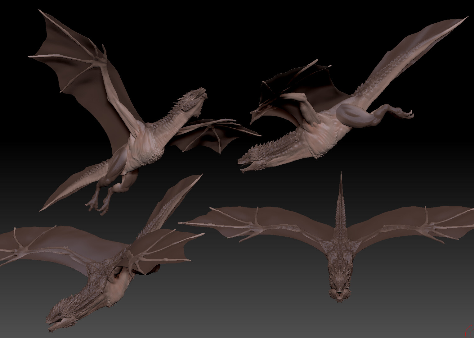 ArtStation - WIP: Dragon Riders