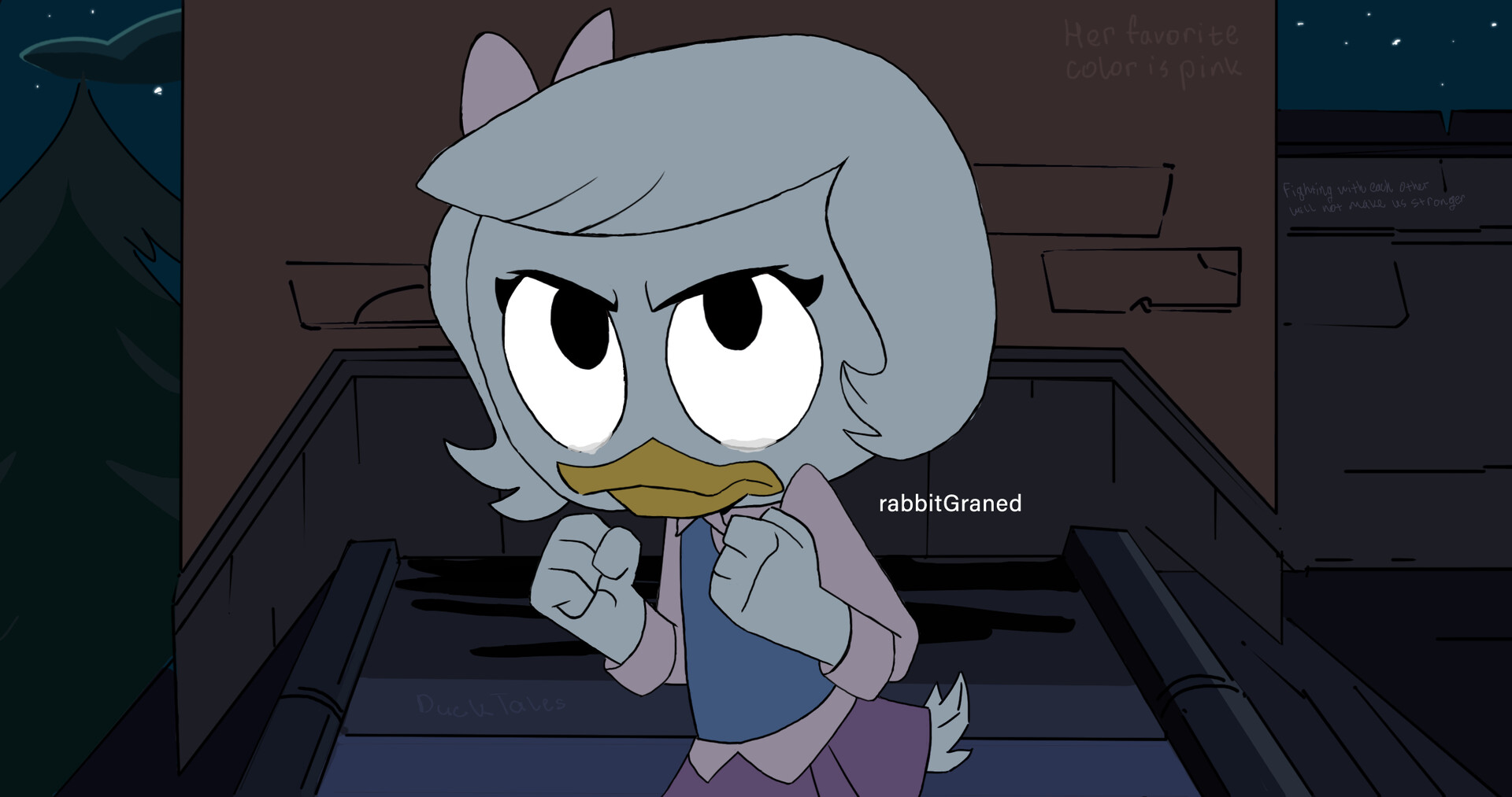 ArtStation - Ponka (Webby, DuckTales)