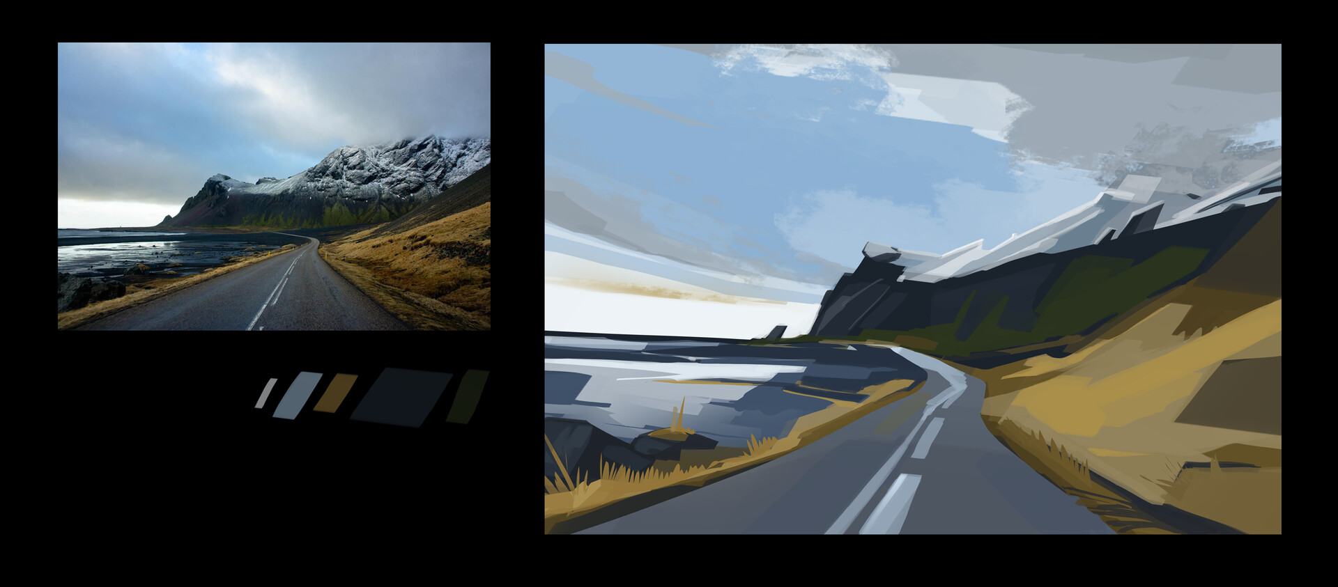 ArtStation - landscape speedpaint