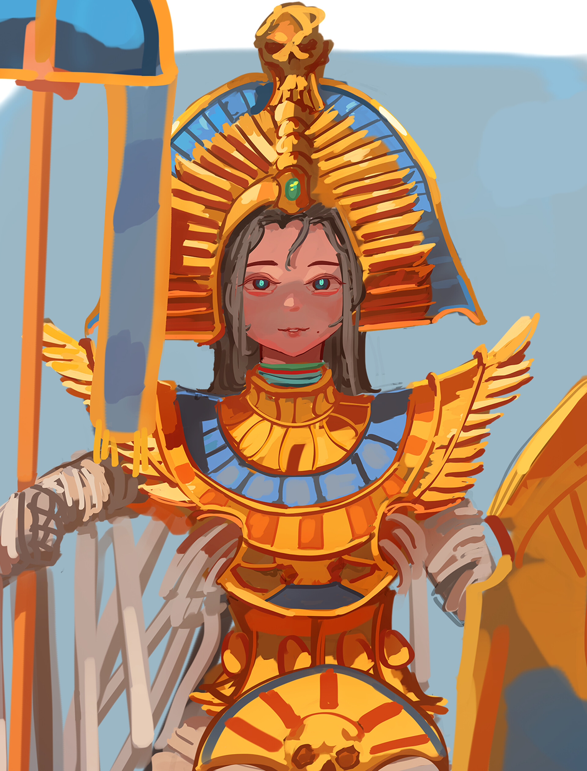 ArtStation - Tomb Guard girl