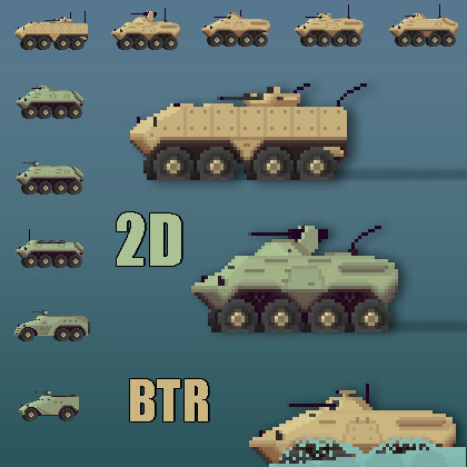 ArtStation - BTRs 2D