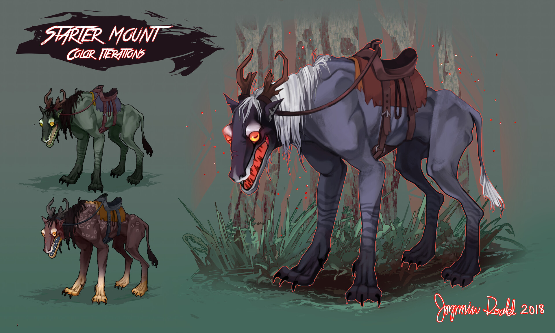 ArtStation - Starter Mount Color Ilterations