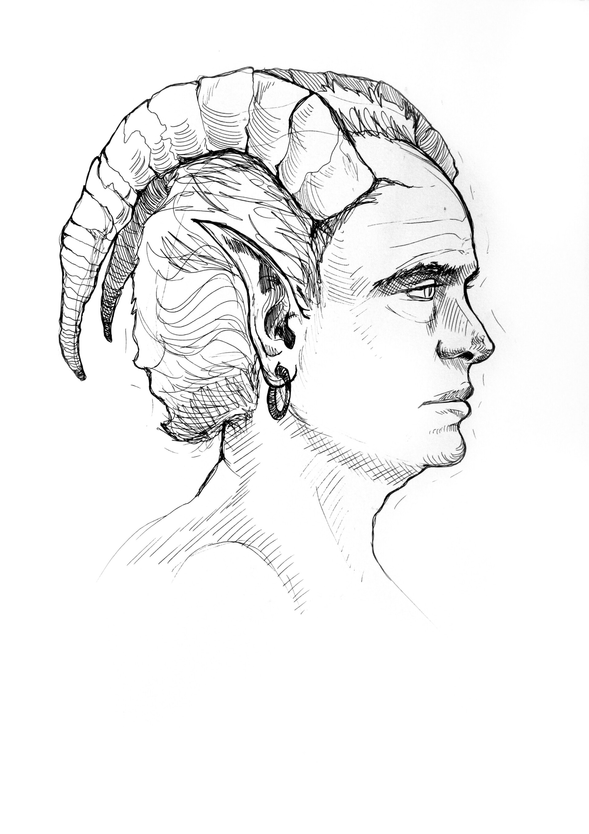 ArtStation - Demon portrait