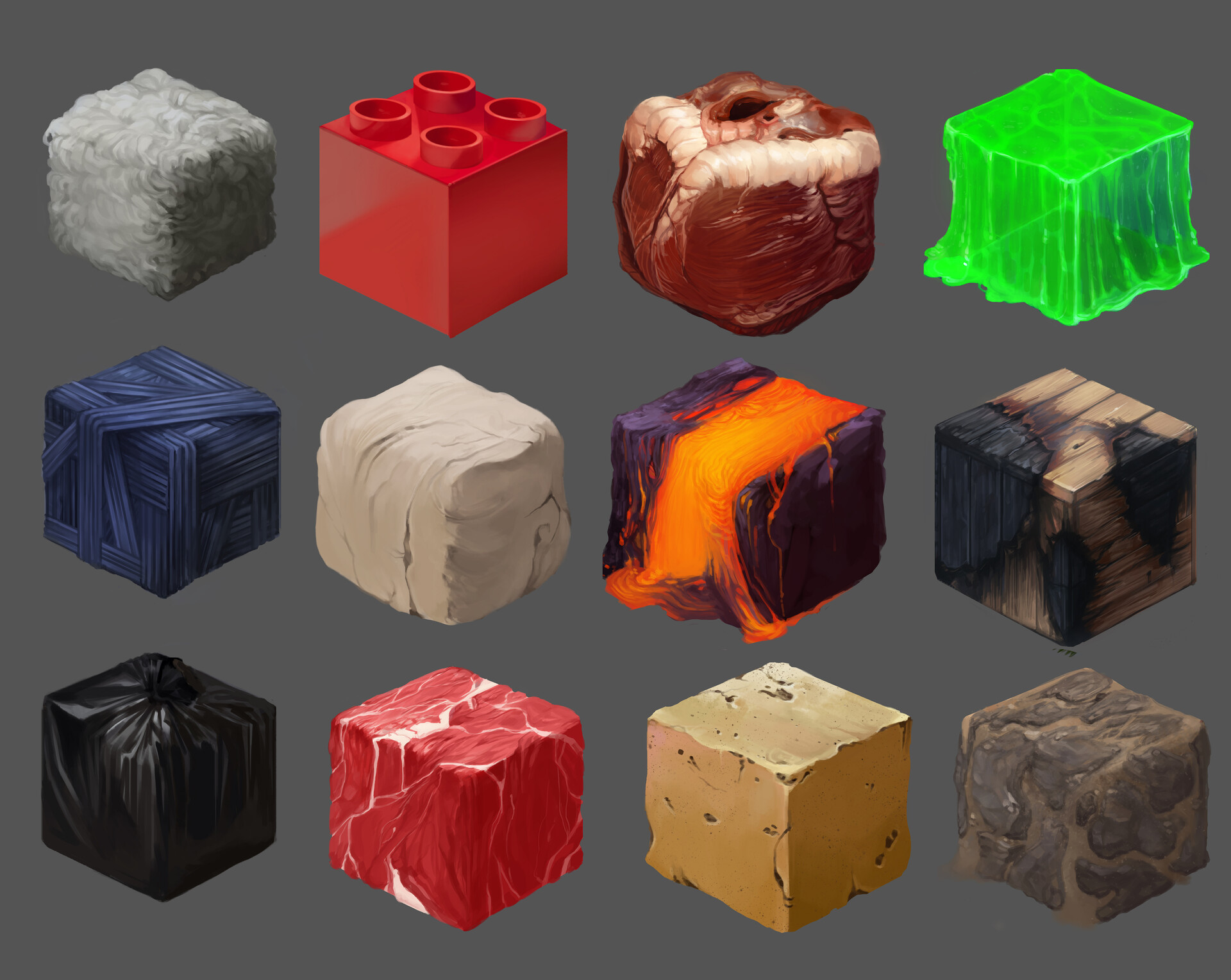 ArtStation - Texture Cubes