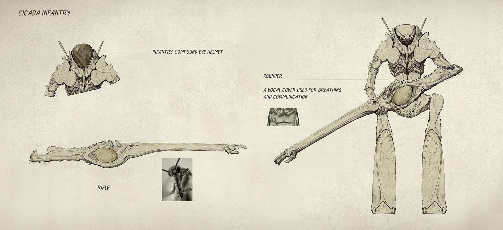 ArtStation - Cicada soldiers