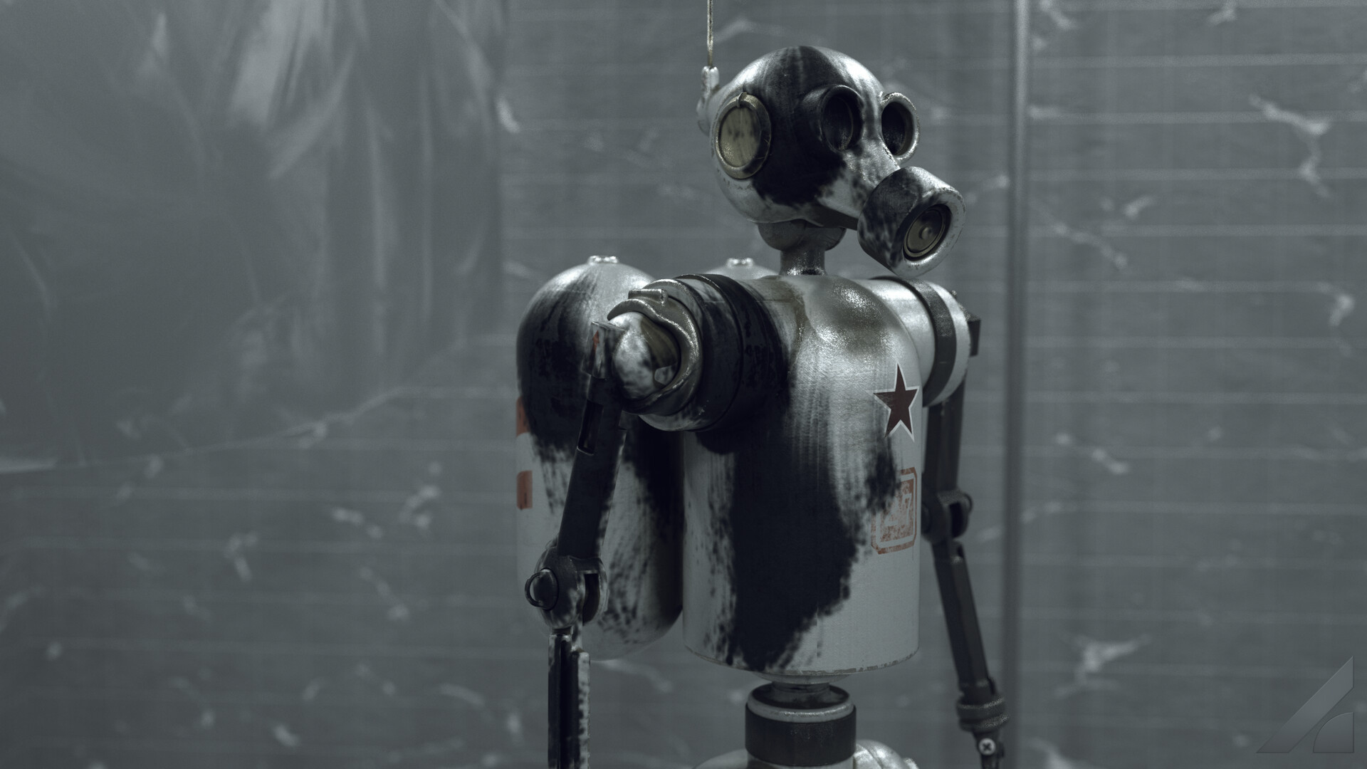 ArtStation - UNIT-27 Firefighter Bot