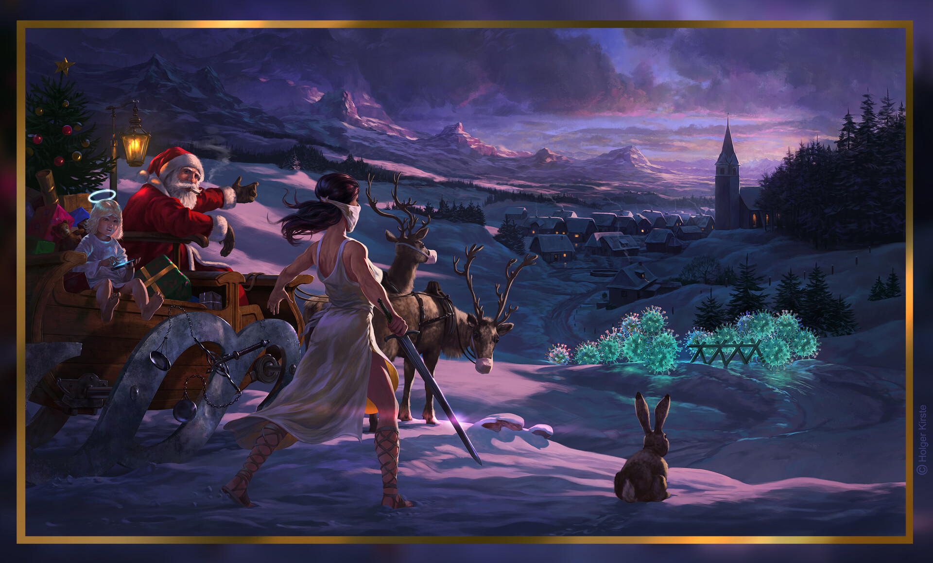 ArtStation - Illustration for christmas