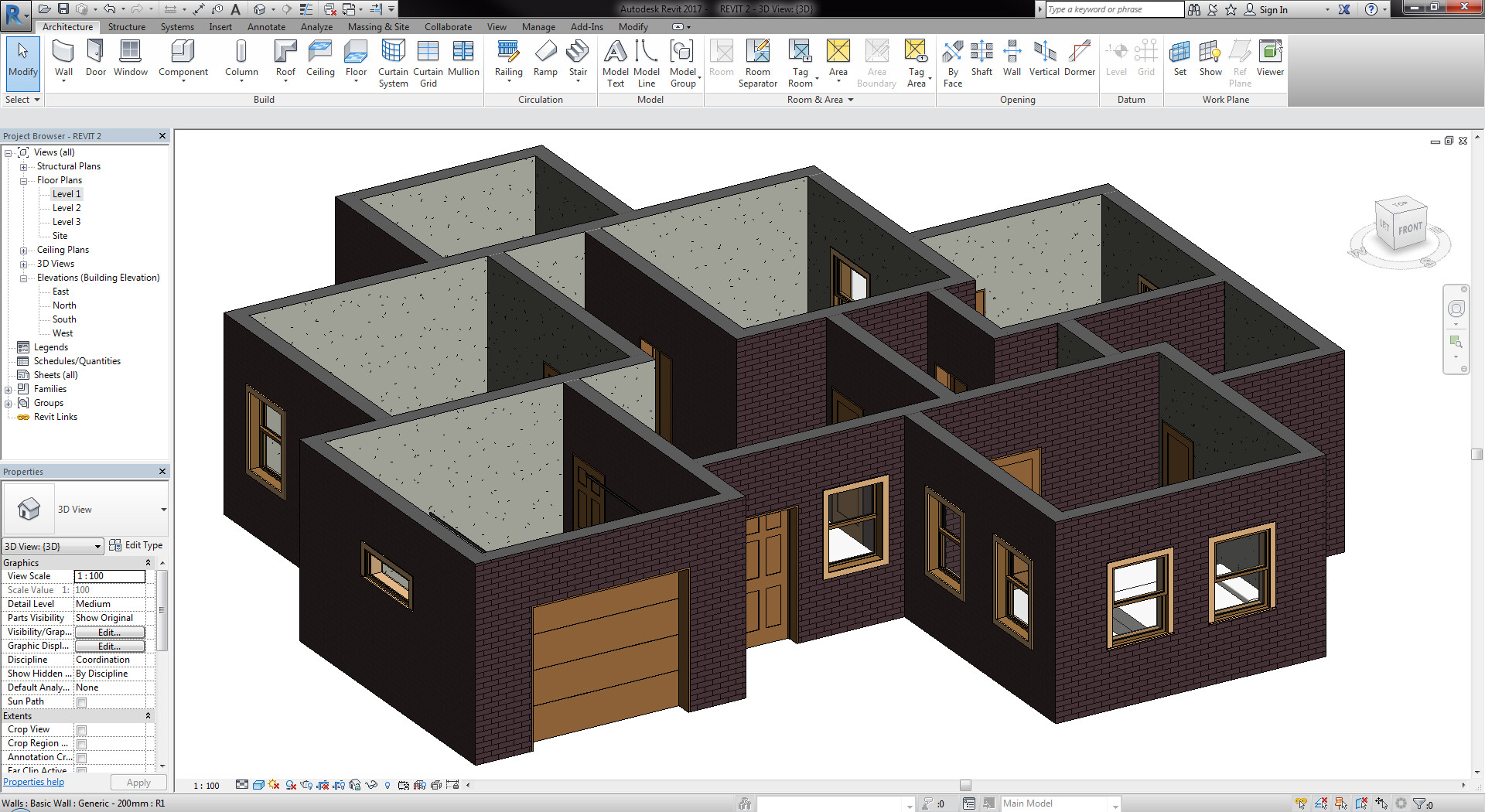 ArtStation - REVIT HOUSE PLAN LEARNING BY MUTHAPHULI SYDNEY