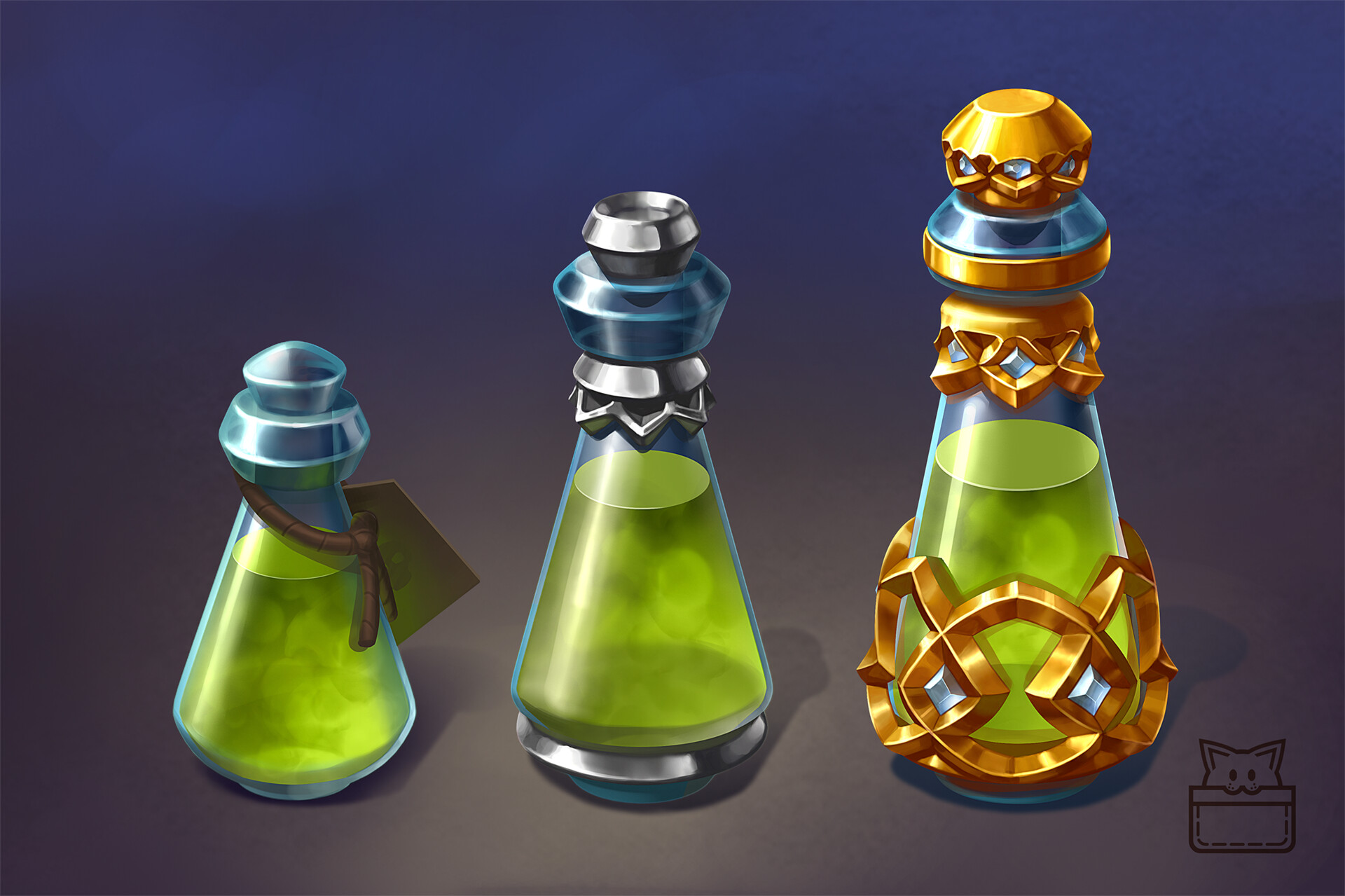 ArtStation - Poison potion