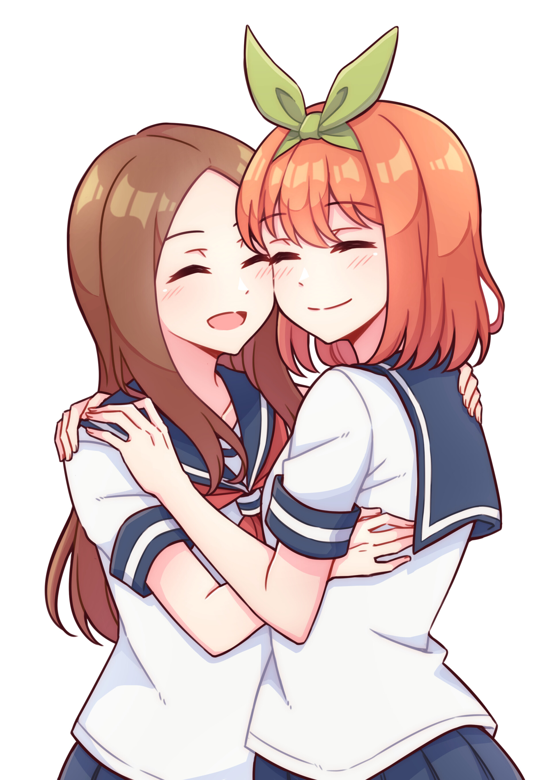 ArtStation - Cute school anime girl