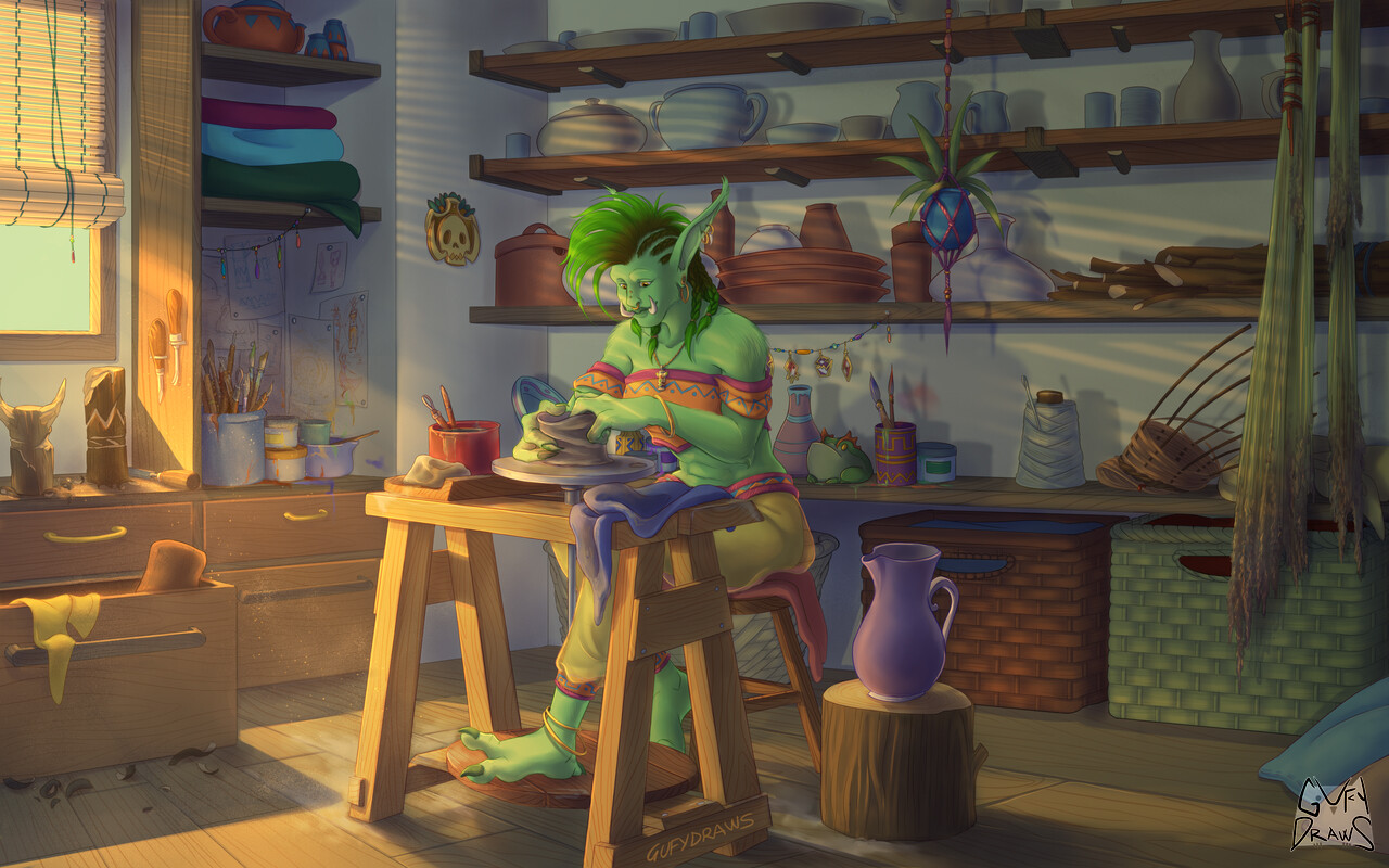 ArtStation - Commission - WoW OC artisan