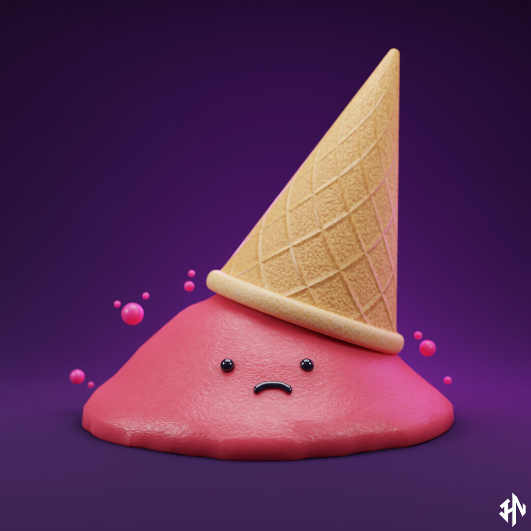 ArtStation - Ice Cream Sad
