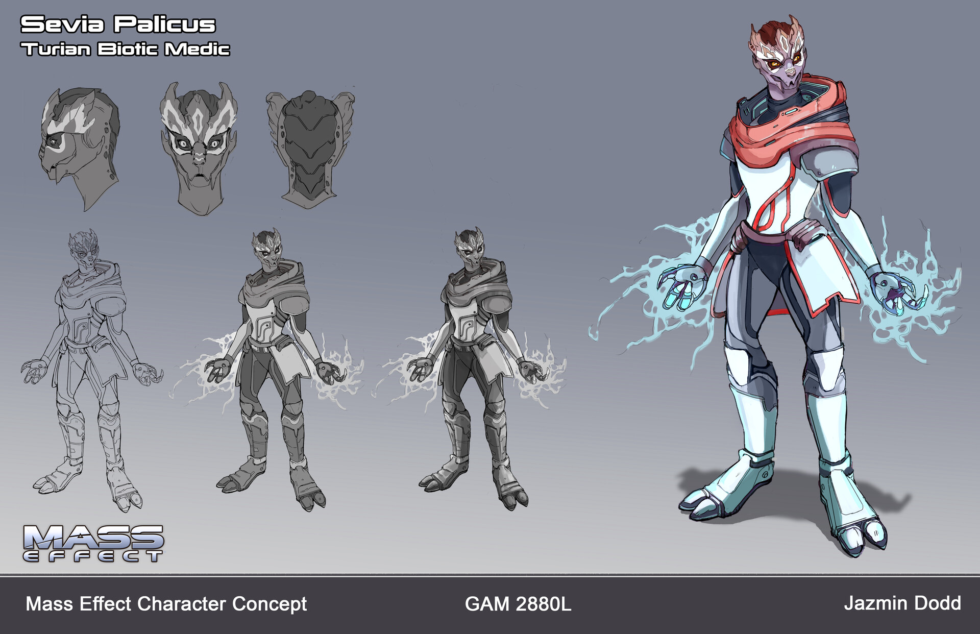 ArtStation - Sevia Palicus Mass Effect Character Mockup