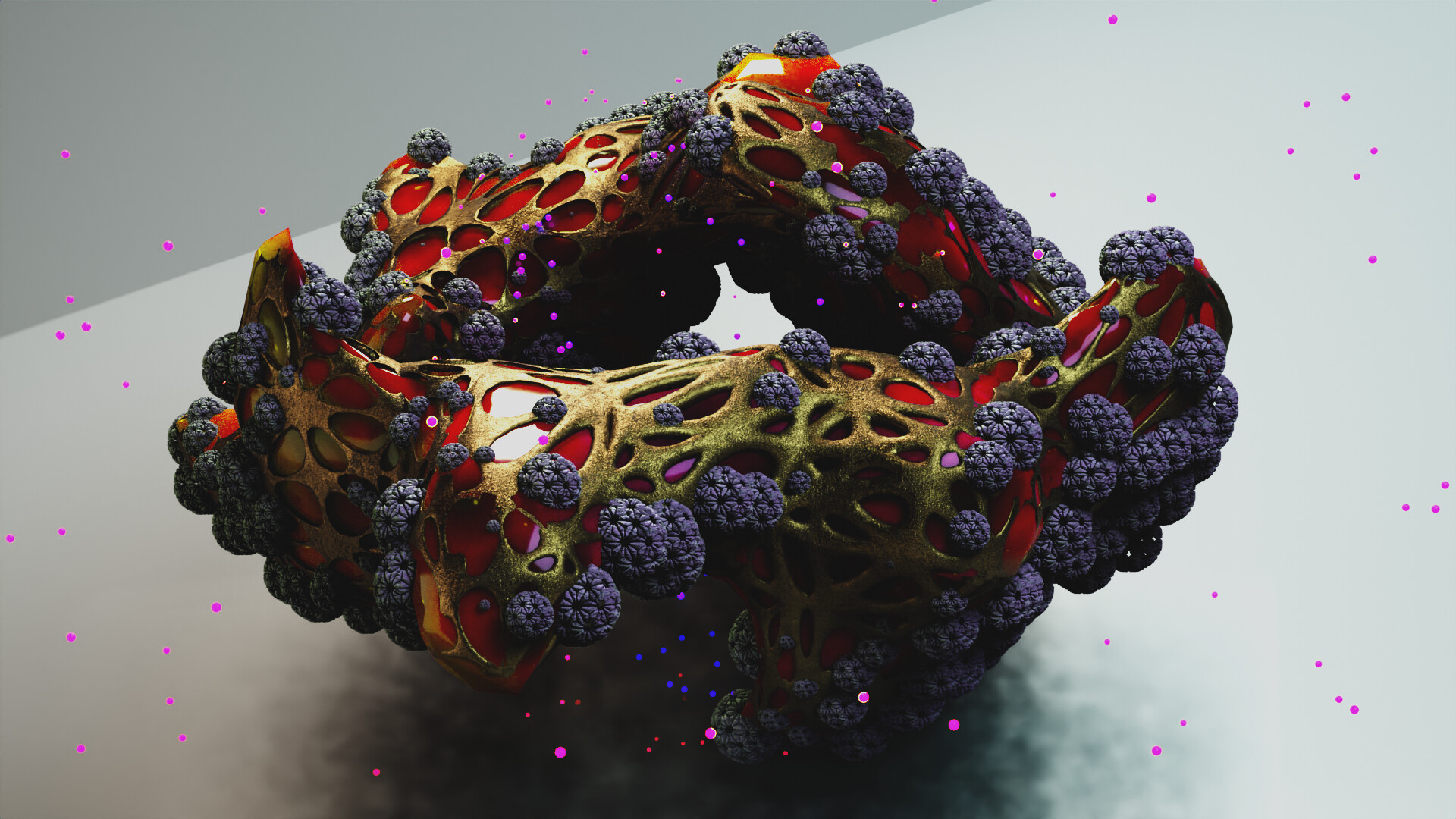 ArtStation - Tissue & Geometry node experiment variations