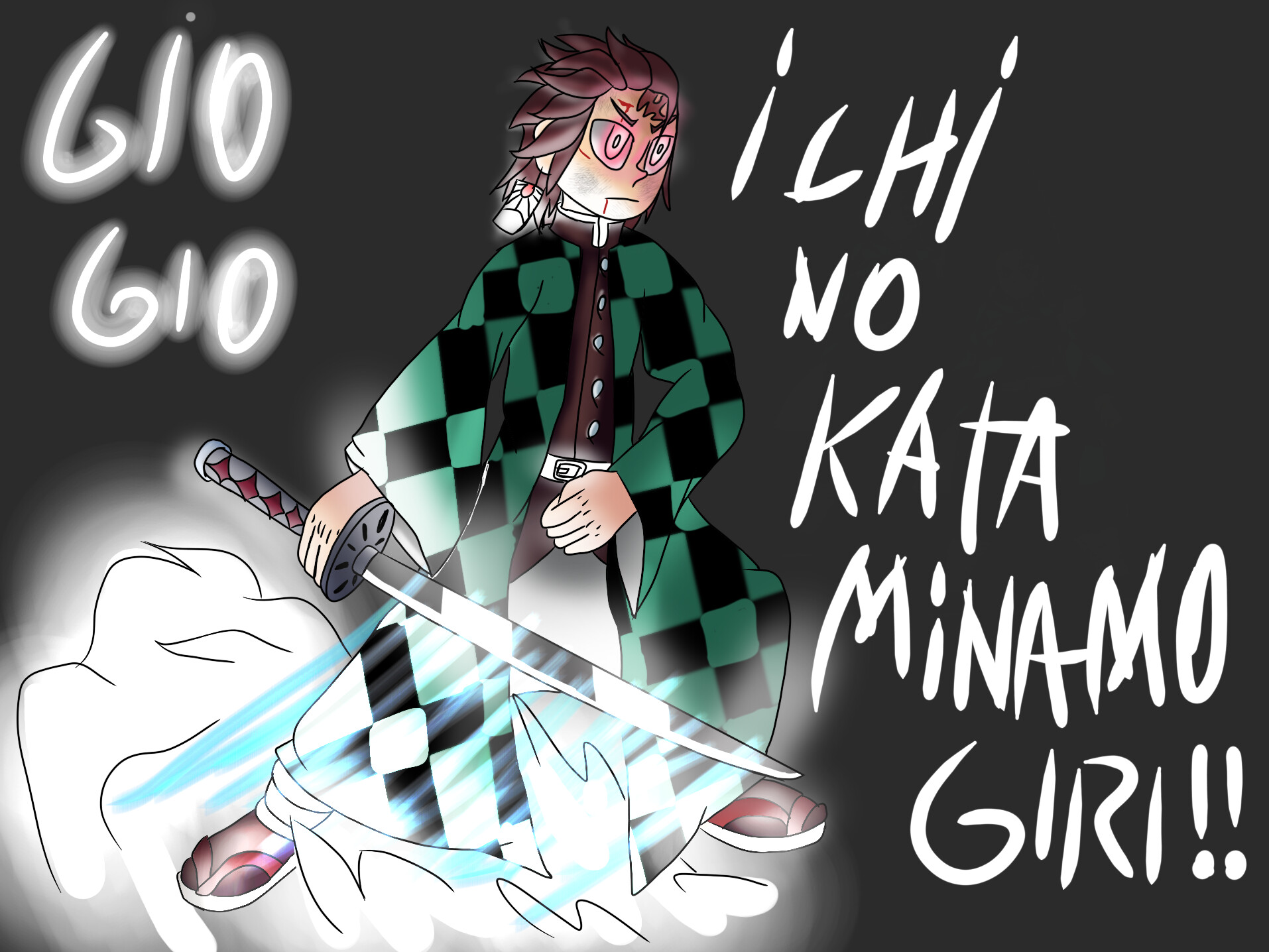 ArtStation - Tanjirou Kamado from Demon Slayer