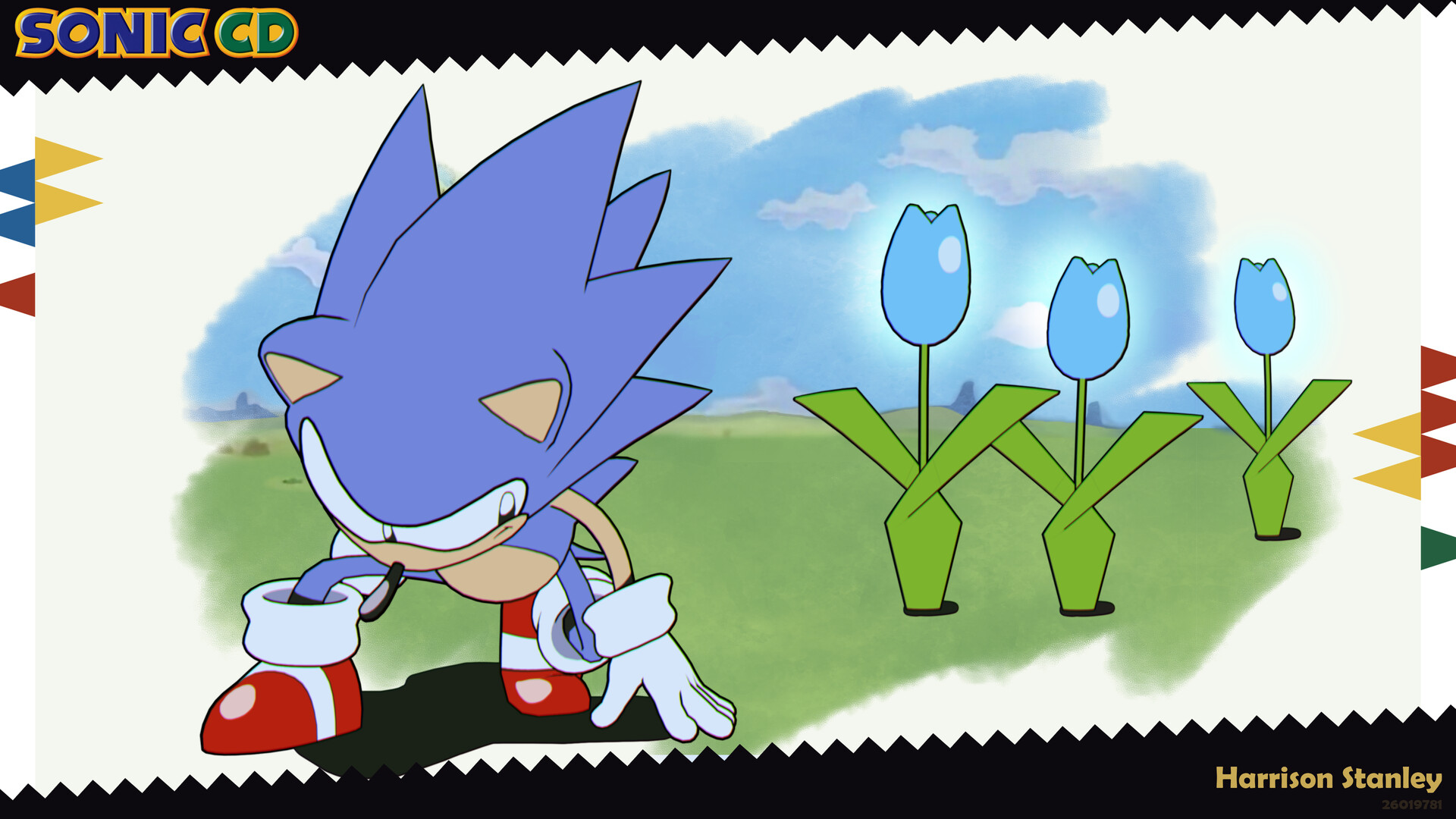 sonic cd wallpaper 4k